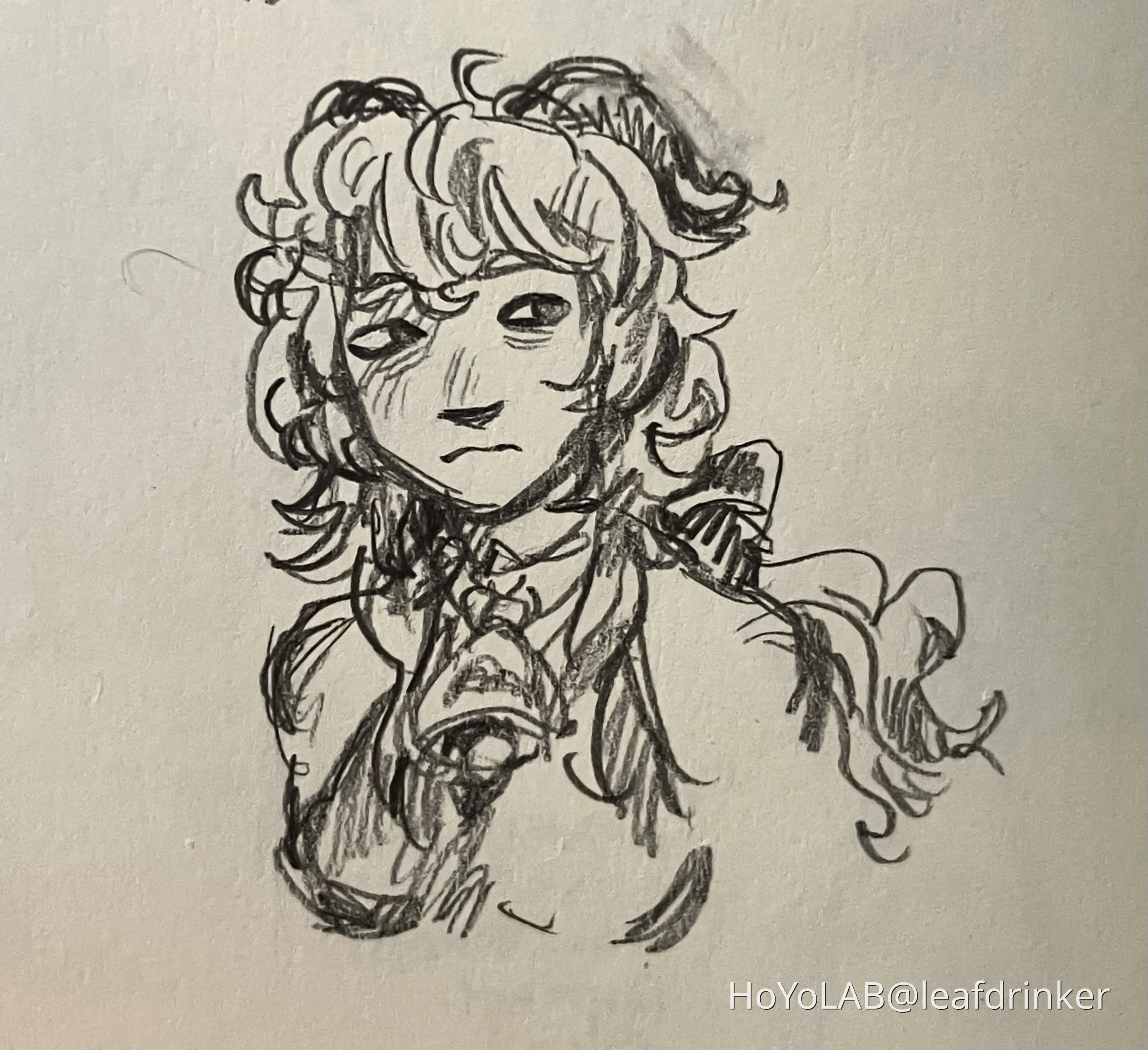 old ganyu doodles Genshin Impact | HoYoLAB