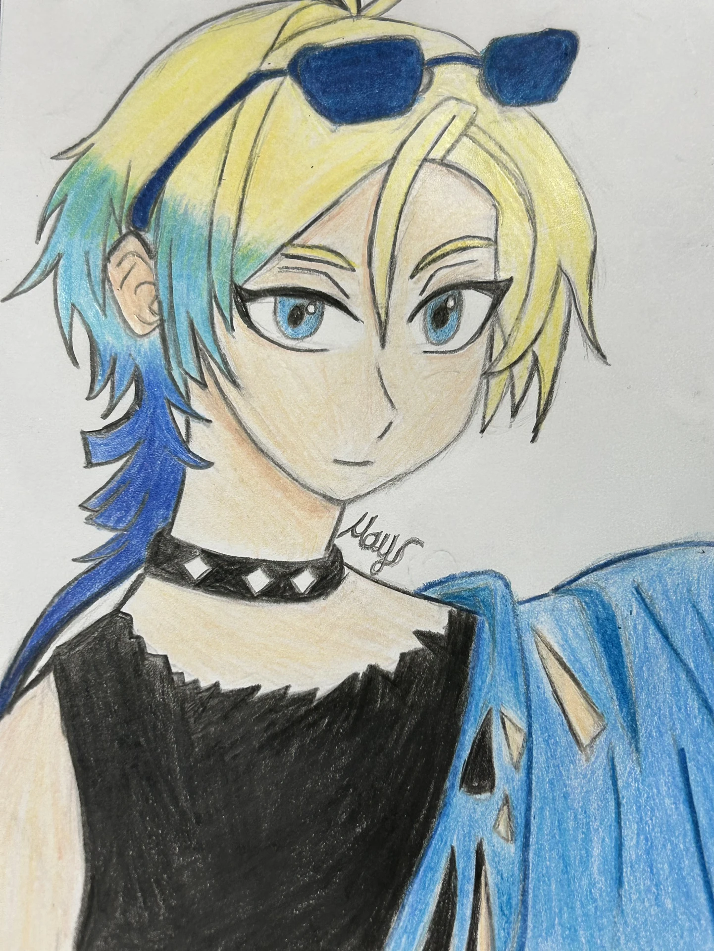 My drawing of Kaiser from blue lock | HoYoLAB