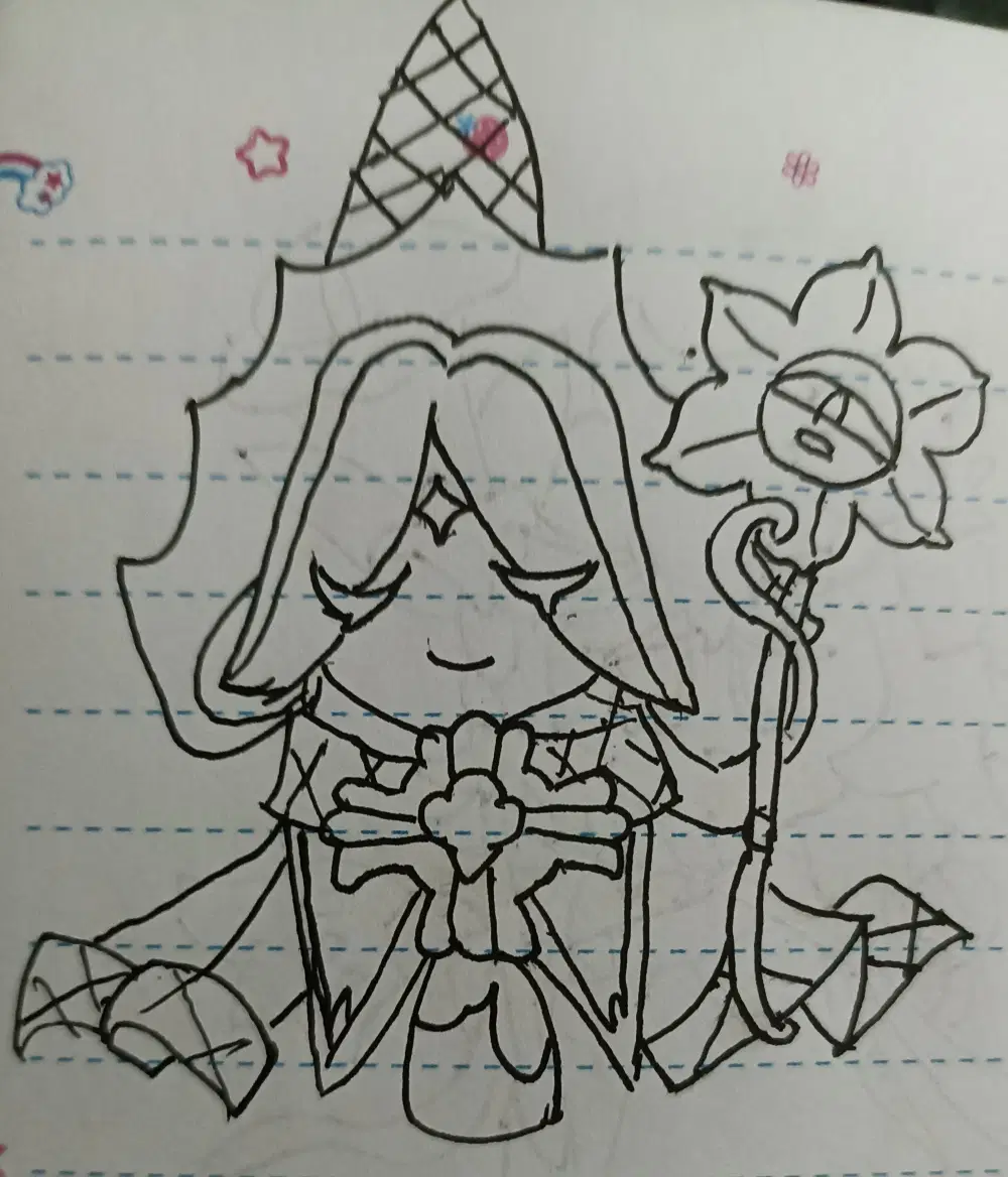 burning spice cookie coloring pages