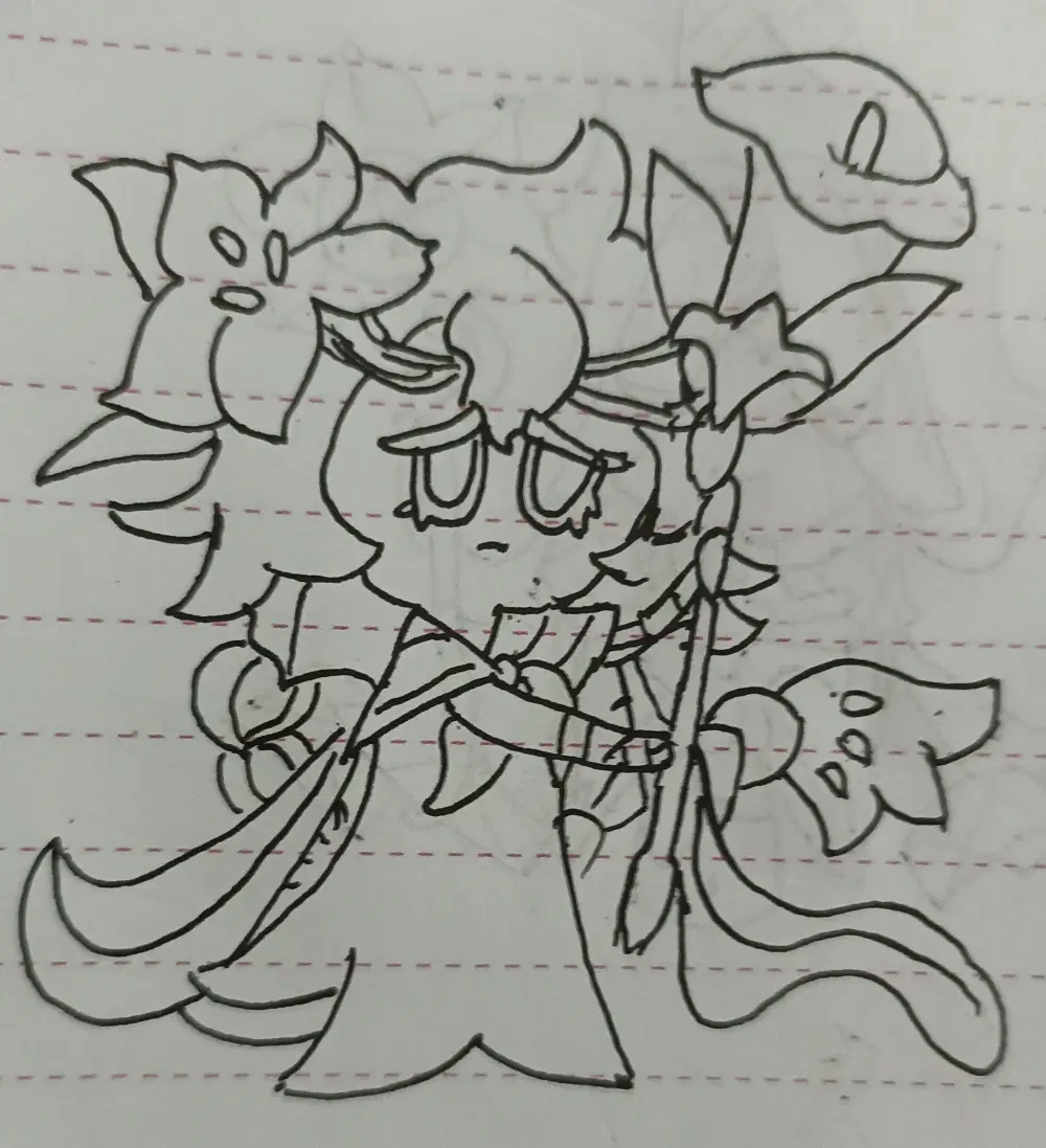 burning spice cookie coloring pages