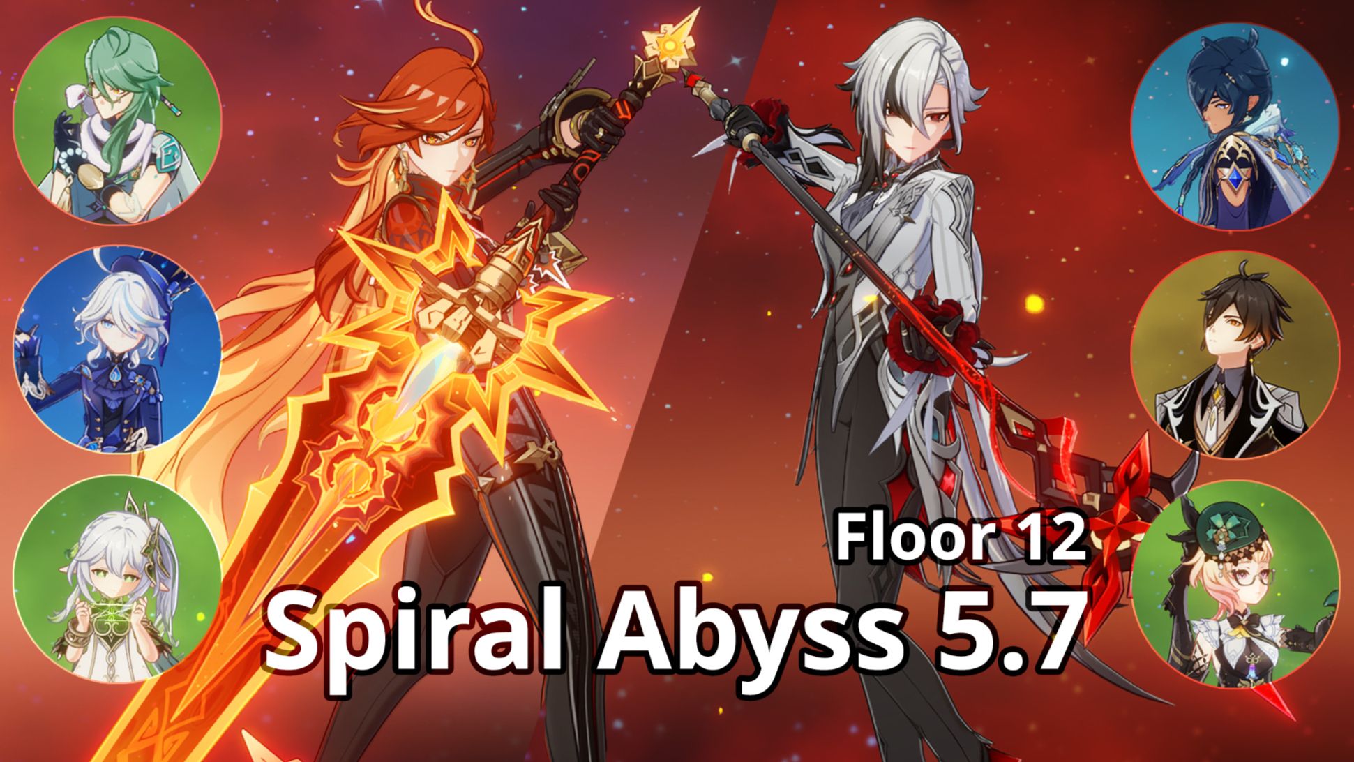 C2 Mavuika Burgeon & C0 Arlecchino Burning Melt - Abyss 5.7 Floor 12 | Genshin Impact Genshin ...