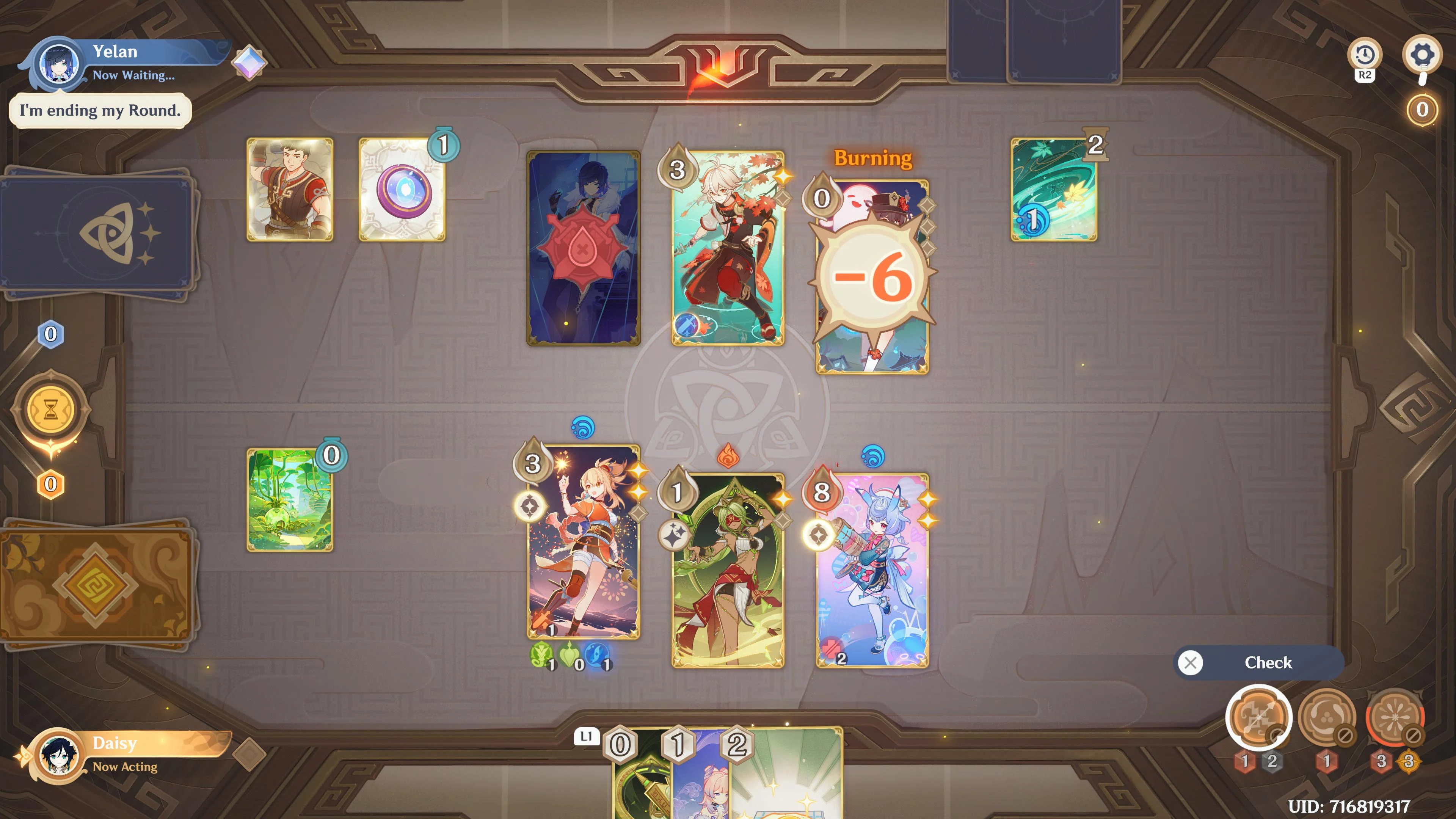 🎲Yelan Serious Showdown and Character Card Proficiency Reward🎲 Genshin ...