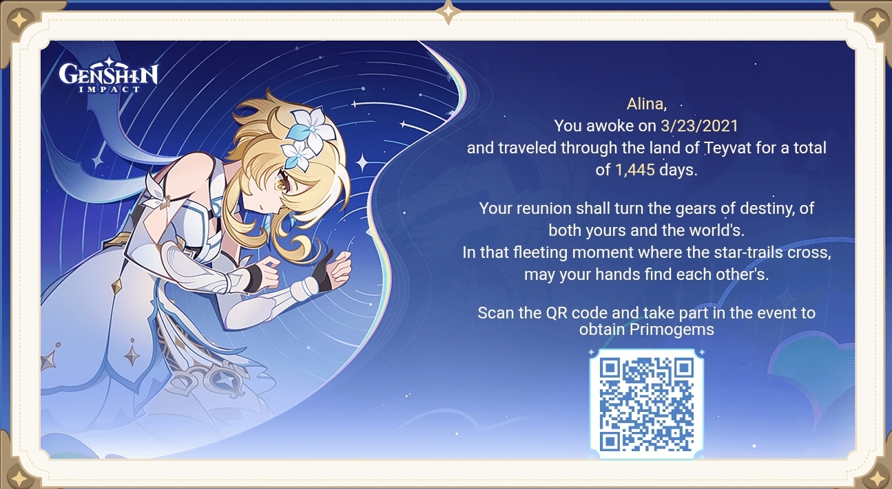 Scan my qr code Genshin Impact | HoYoLAB