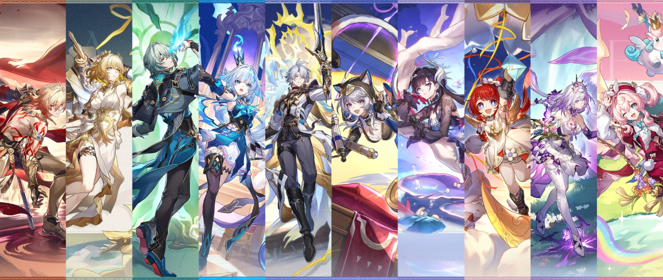 Chrysos Heirs assembled 🌈 🤍 Honkai: Star Rail | HoYoLAB