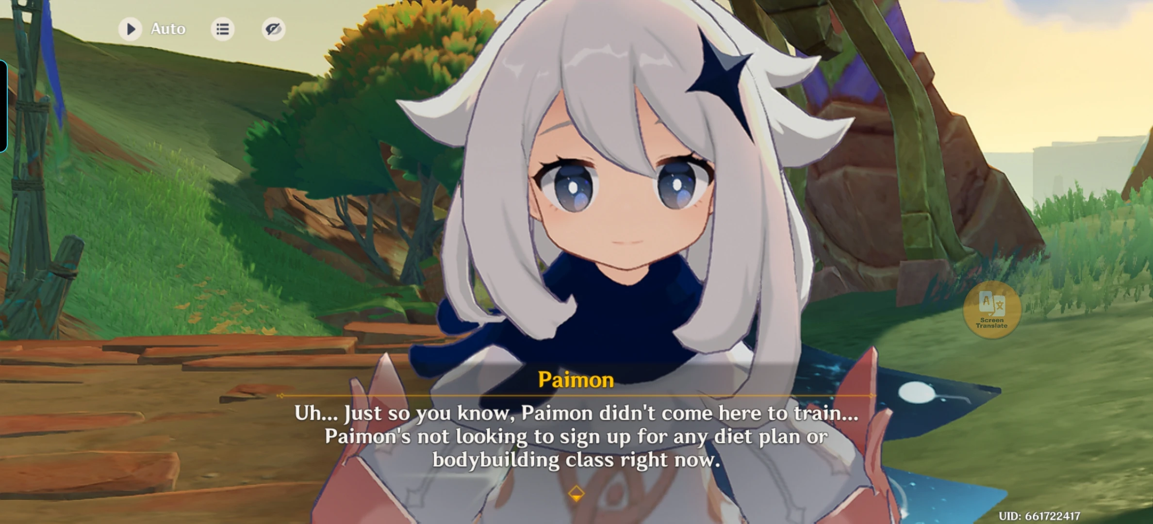 Ooh the new voice ooooh the new voice!! Paimon new voice Genshin Impact ...