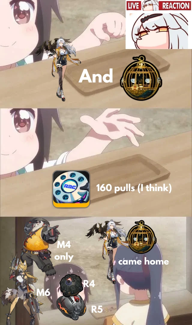 how my pulls went on the bird cage and Phoenix mommy Zenless Zone Zero ...