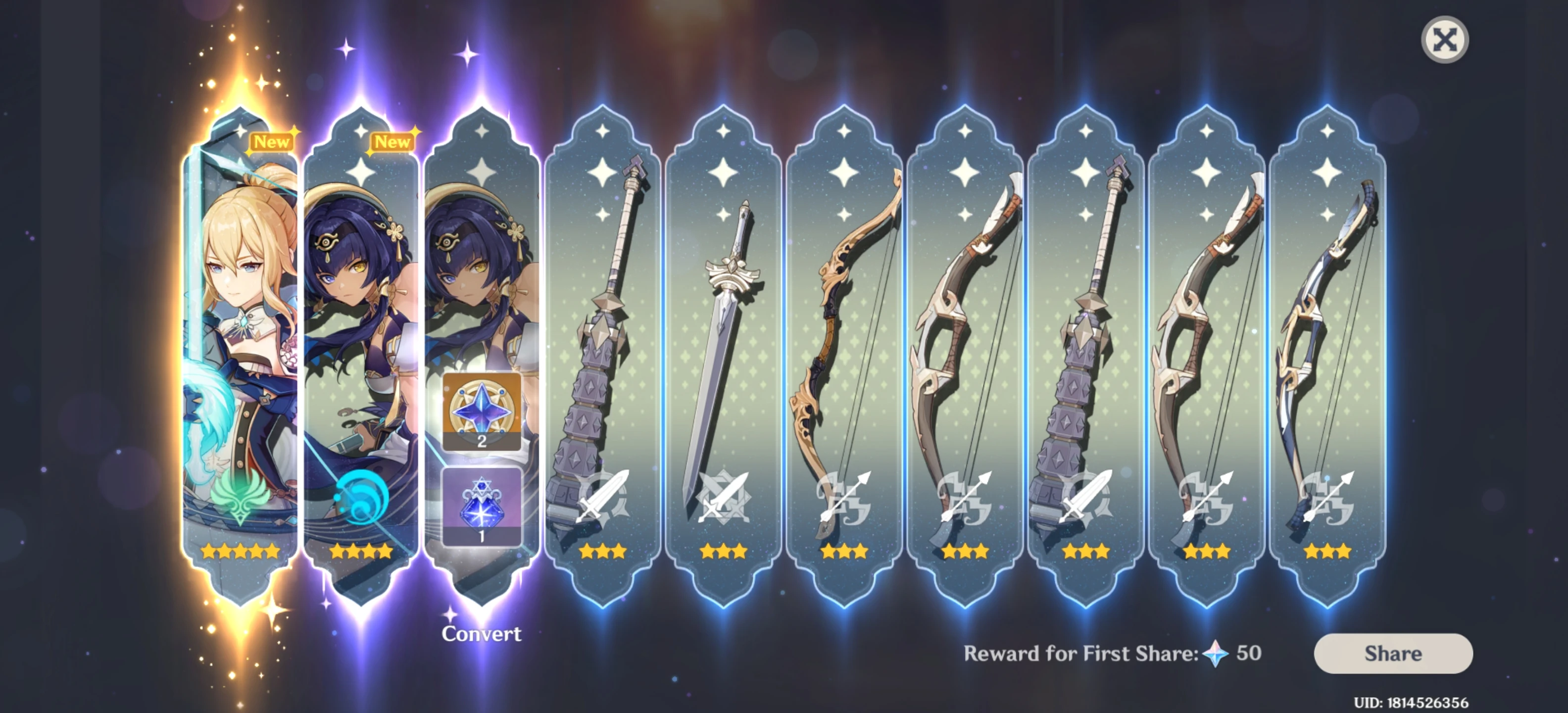 First DPS pull ever , Lost 50-50, Genshin Impact | HoYoLAB