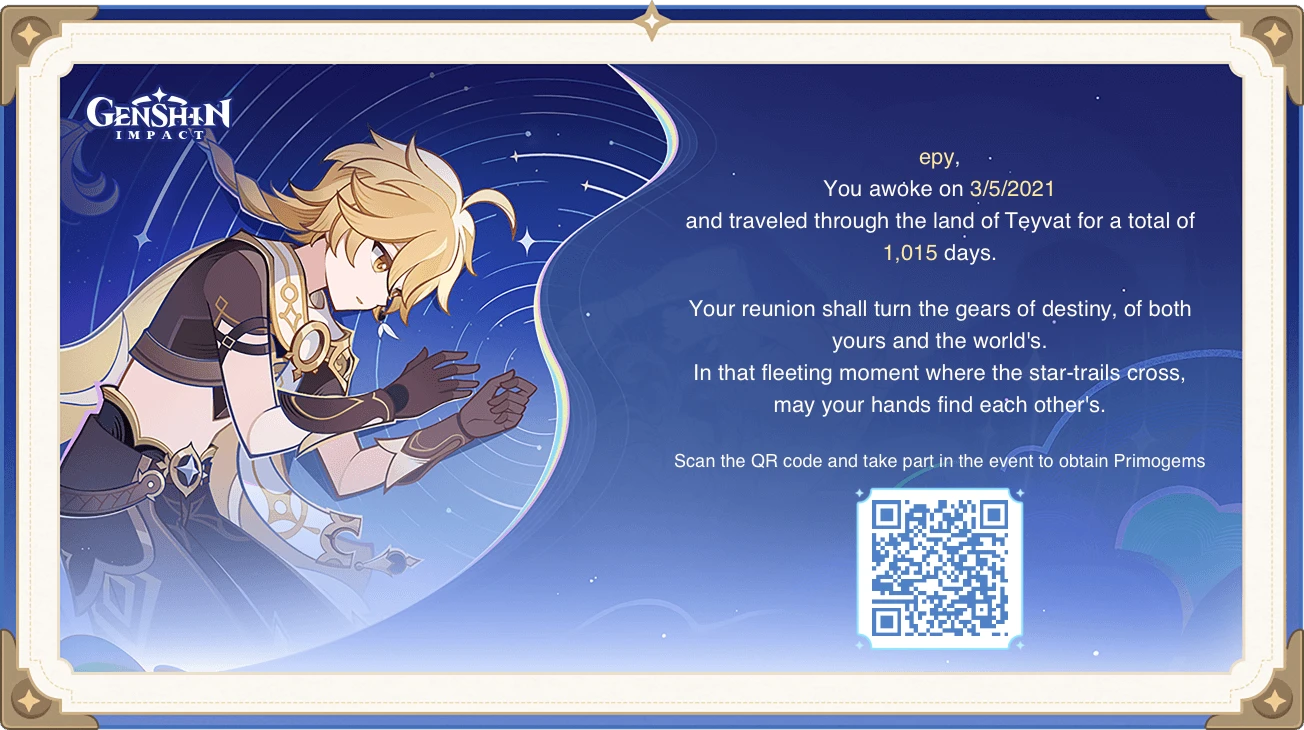 PRIMO FOR SKIRKKK my code:GAAVLVOY9N Genshin Impact | HoYoLAB