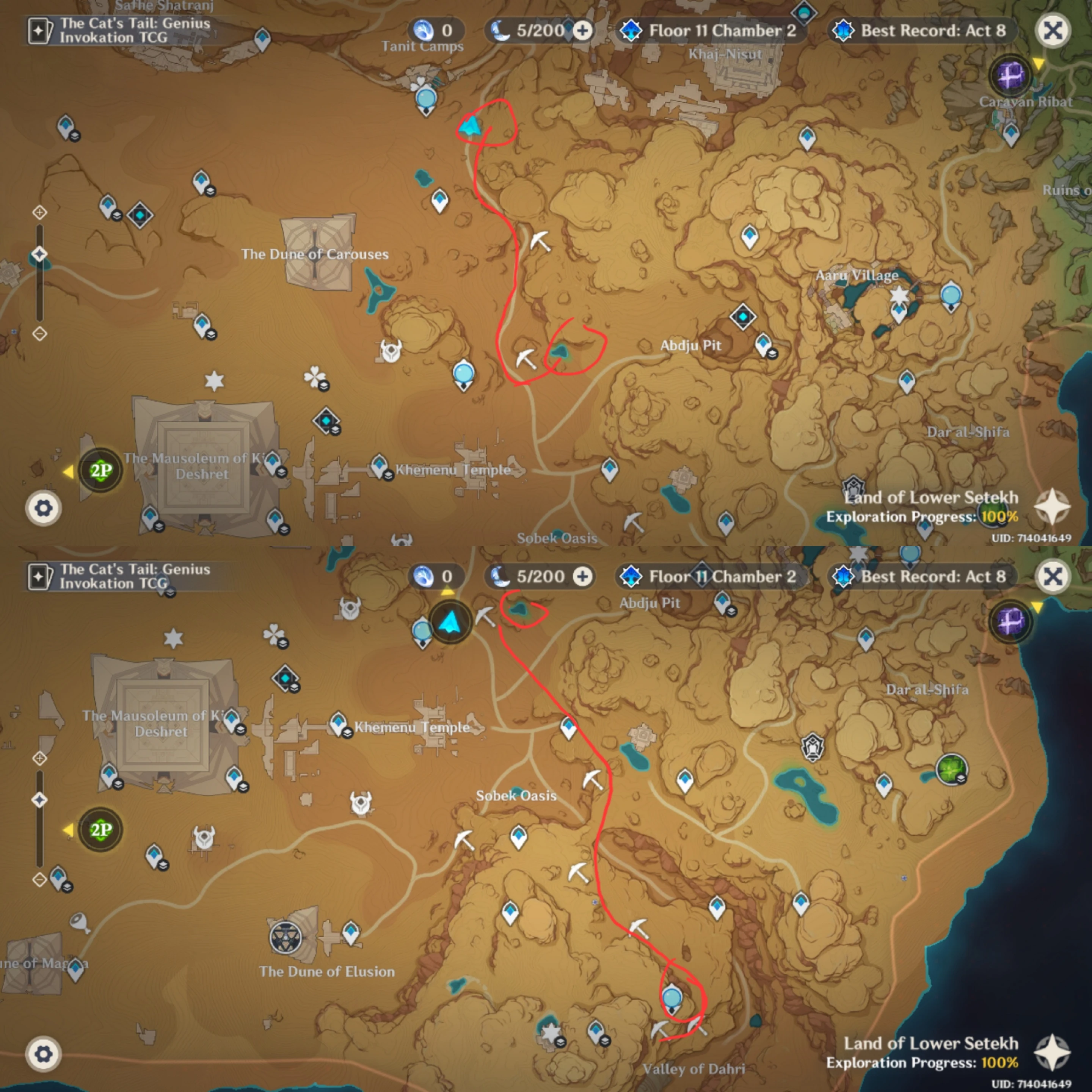 Super simple route for White Iron and Iron chunk farming! Genshin ...