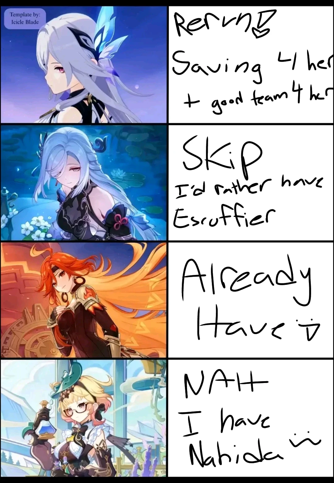 Pulling plans (major skip moment WAAAA) Genshin Impact | HoYoLAB