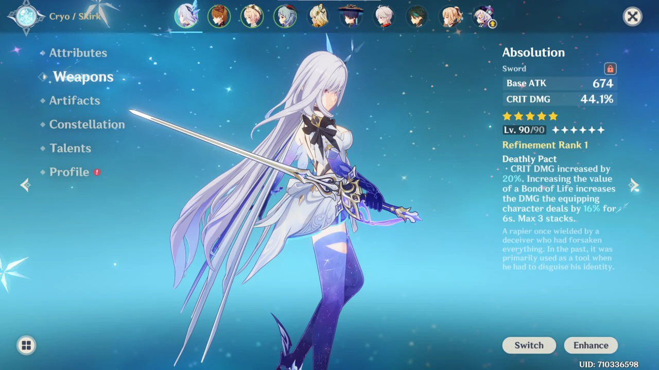 Which is more worth it: her signature weapon or her constellation ...