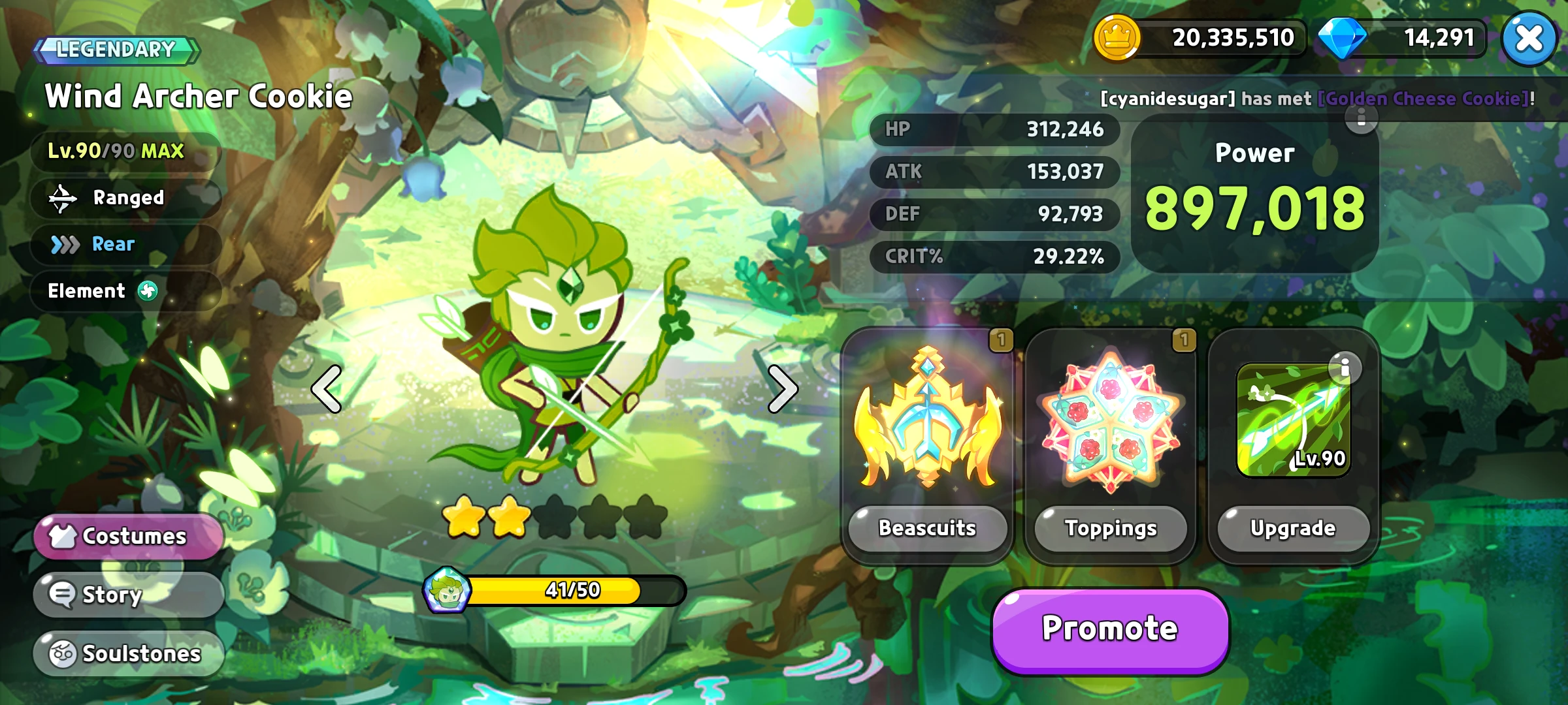 Following up on my last crk question what's your favorite cookies power ...