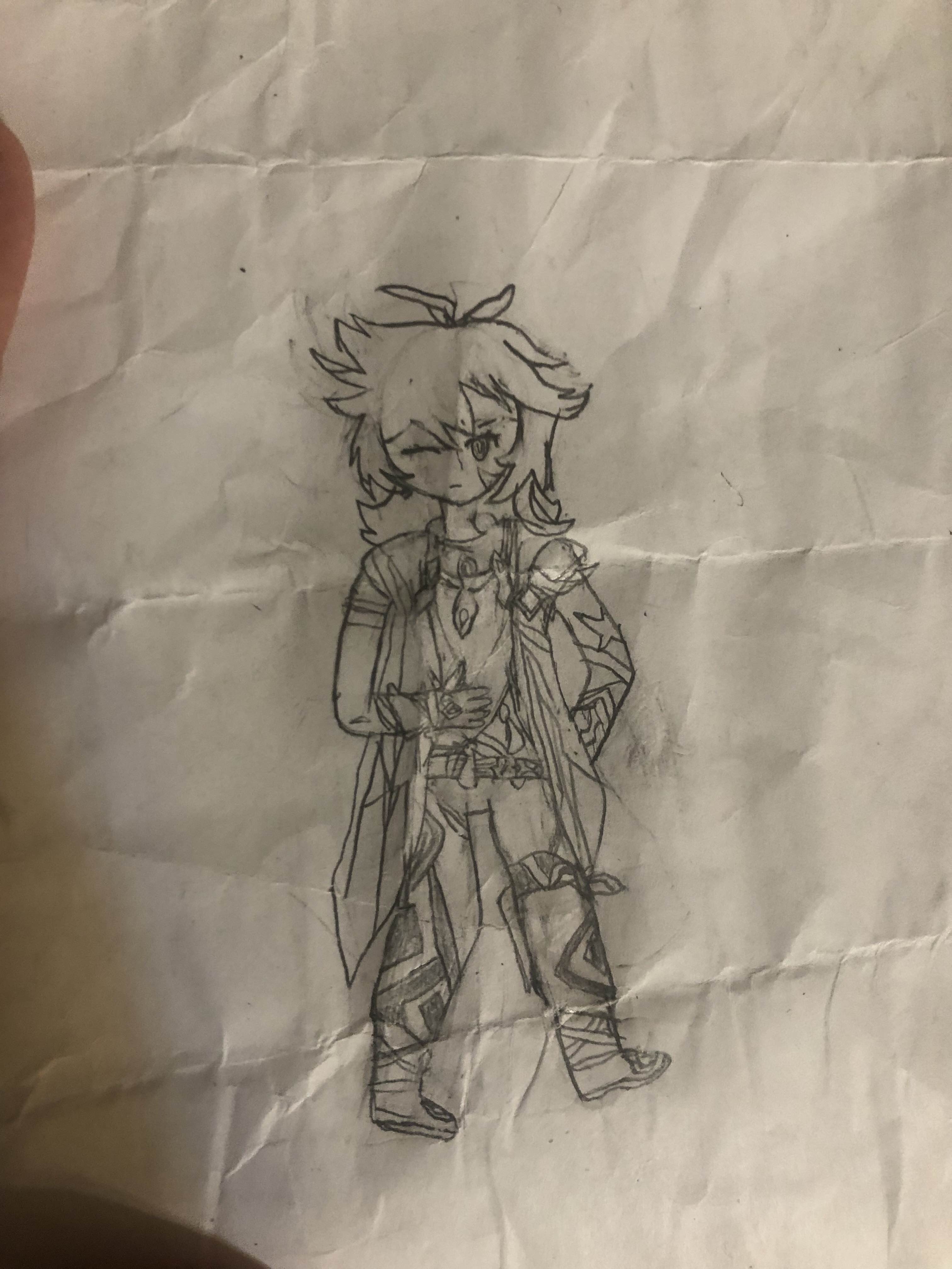 Sketch of Lupical (Razor) Genshin Impact | HoYoLAB