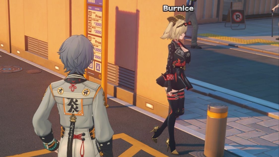 Ah yes. Quality time wiht Burnice and the endless walking towards the ...