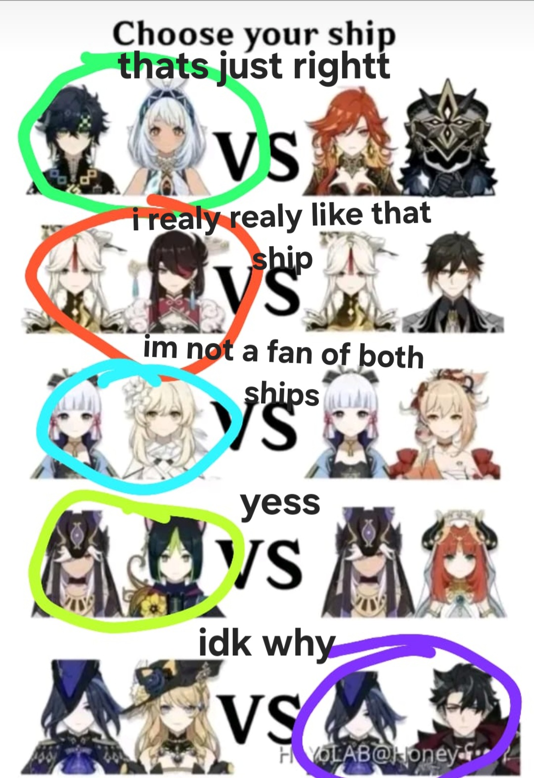 choosing ships! Genshin Impact | HoYoLAB