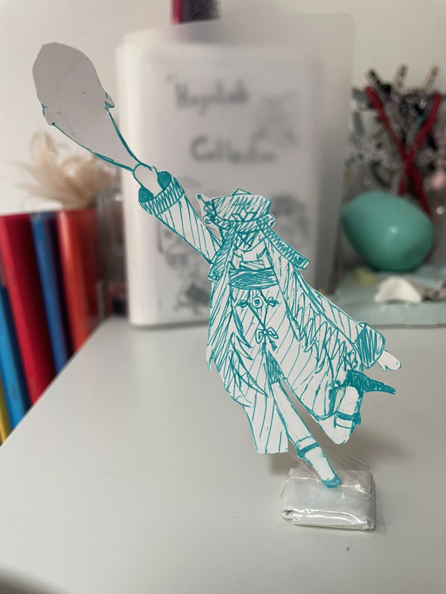 Hu Tao paper stand Genshin Impact | HoYoLAB