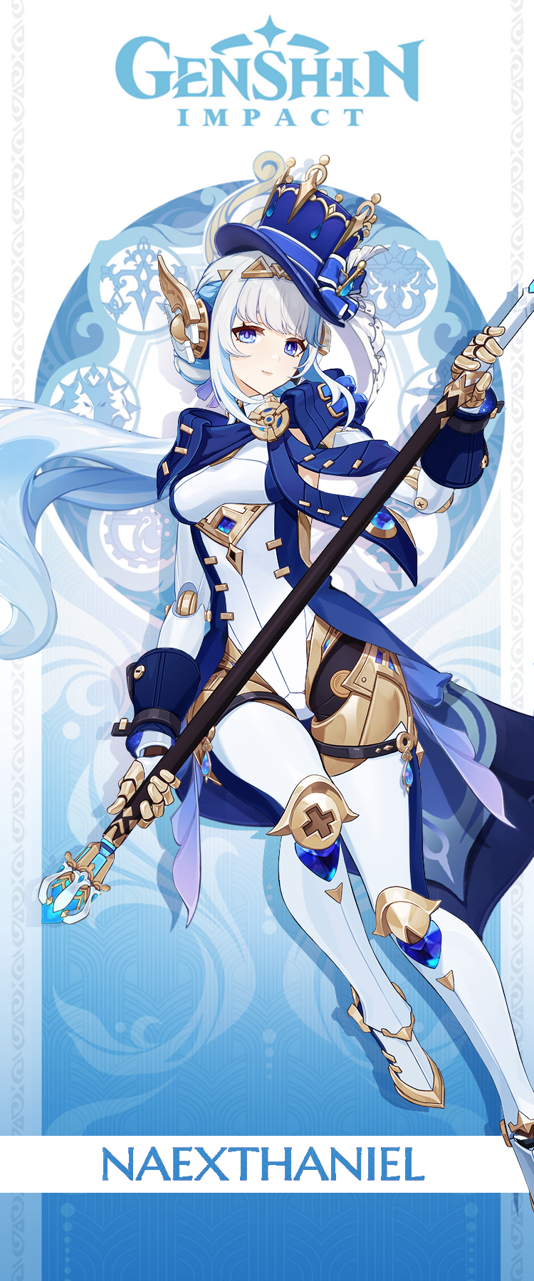Ineffa with Furina's color palette Genshin Impact | HoYoLAB