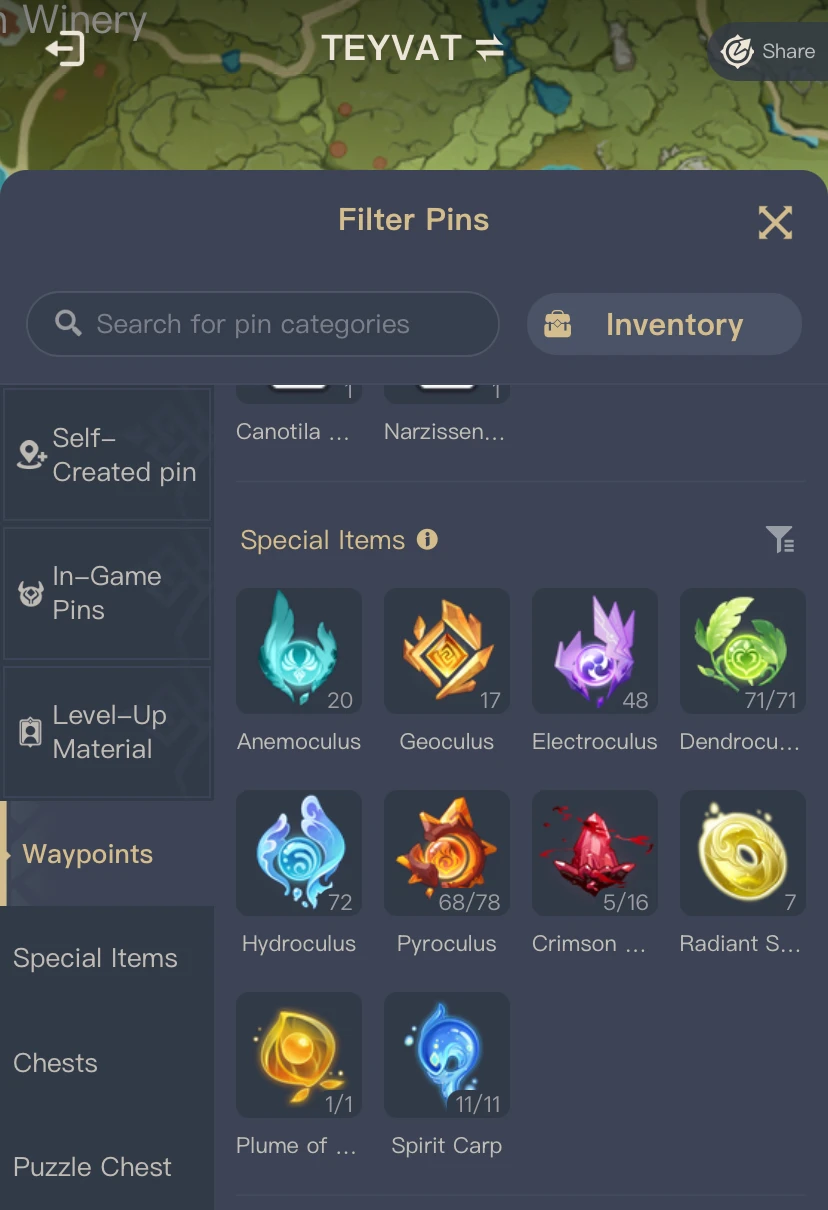 interactive map help? Genshin Impact | HoYoLAB