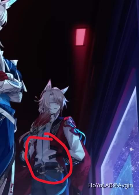 is it because his coat is moving or did his little accessory move ...