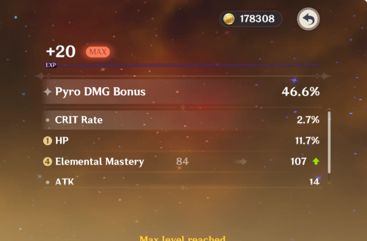 My gaming…has no crit rate anymore and only elemental mastery….. Genshin Impact | HoYoLAB