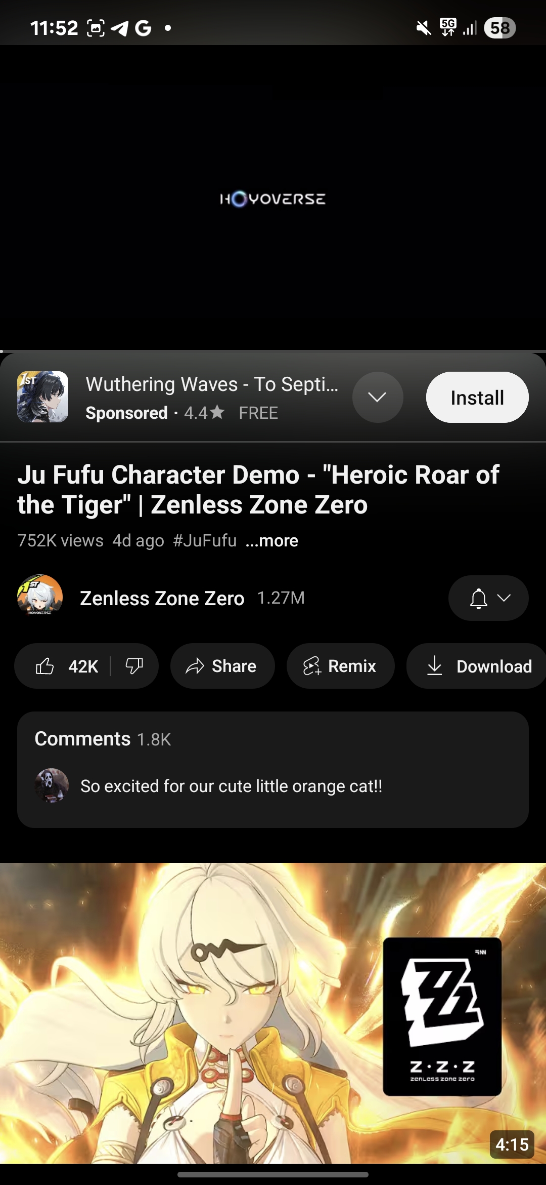 Damn I got a Wuwa ad on zzz video... Zenless Zone Zero | HoYoLAB