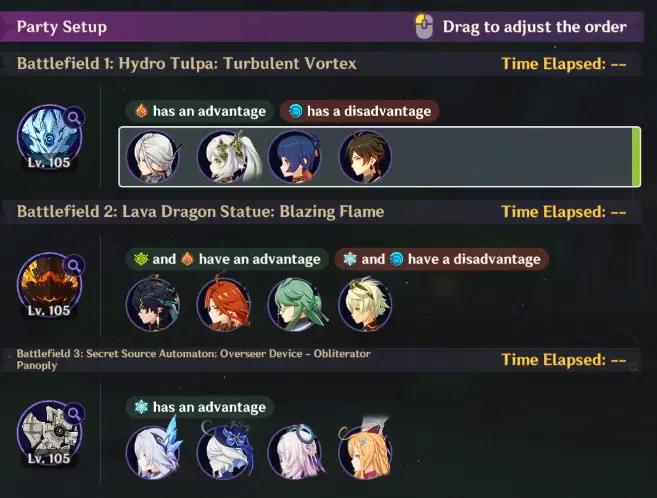 stygian onslaught teams