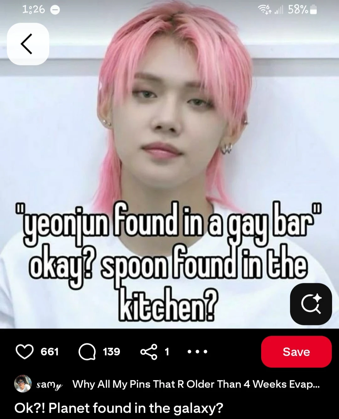 No shot someone actually thought Yeonjun was found in a gay bar 😭 | HoYoLAB