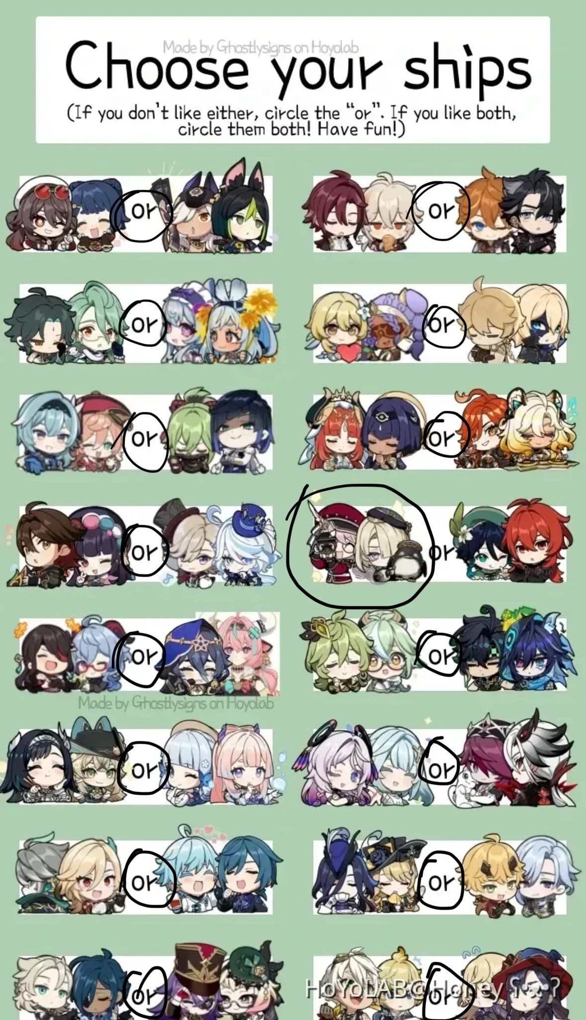 Choose that ship or the other! Genshin Impact | HoYoLAB