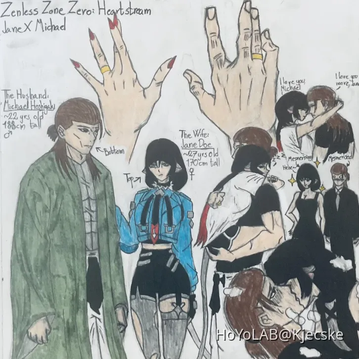 Drip Fest Fanart: Jane Doe X Michael Hoshigaki (IG: @michaeldoeofficial ...