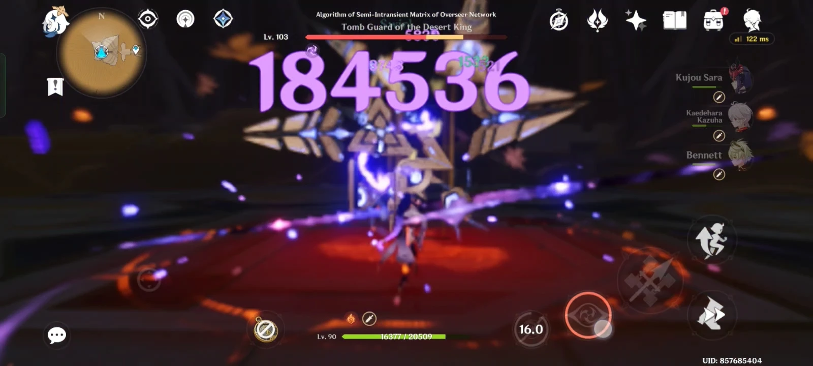 I thought this sara is not good to my raiden 😳(I usually use raiden ...