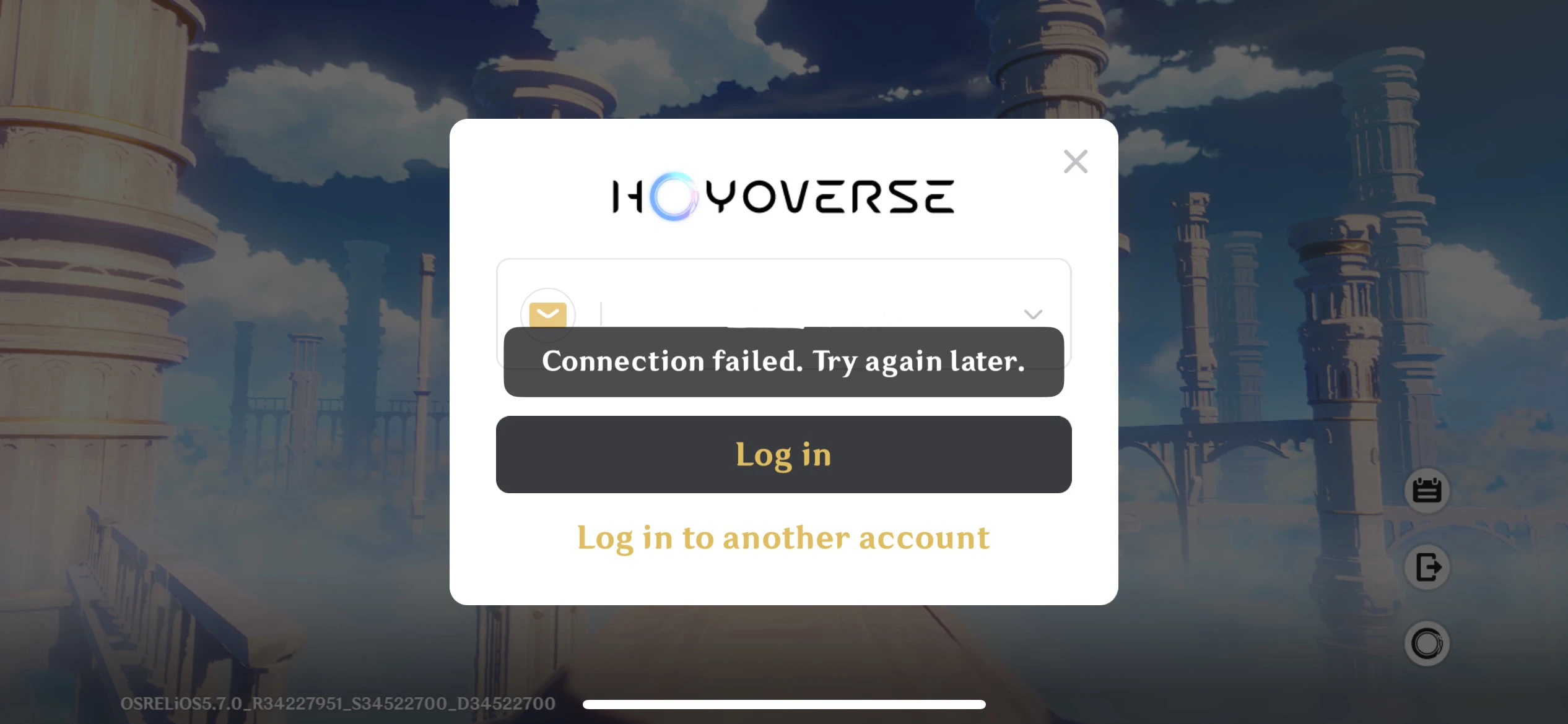 I cant log into genshin please help Genshin Impact | HoYoLAB