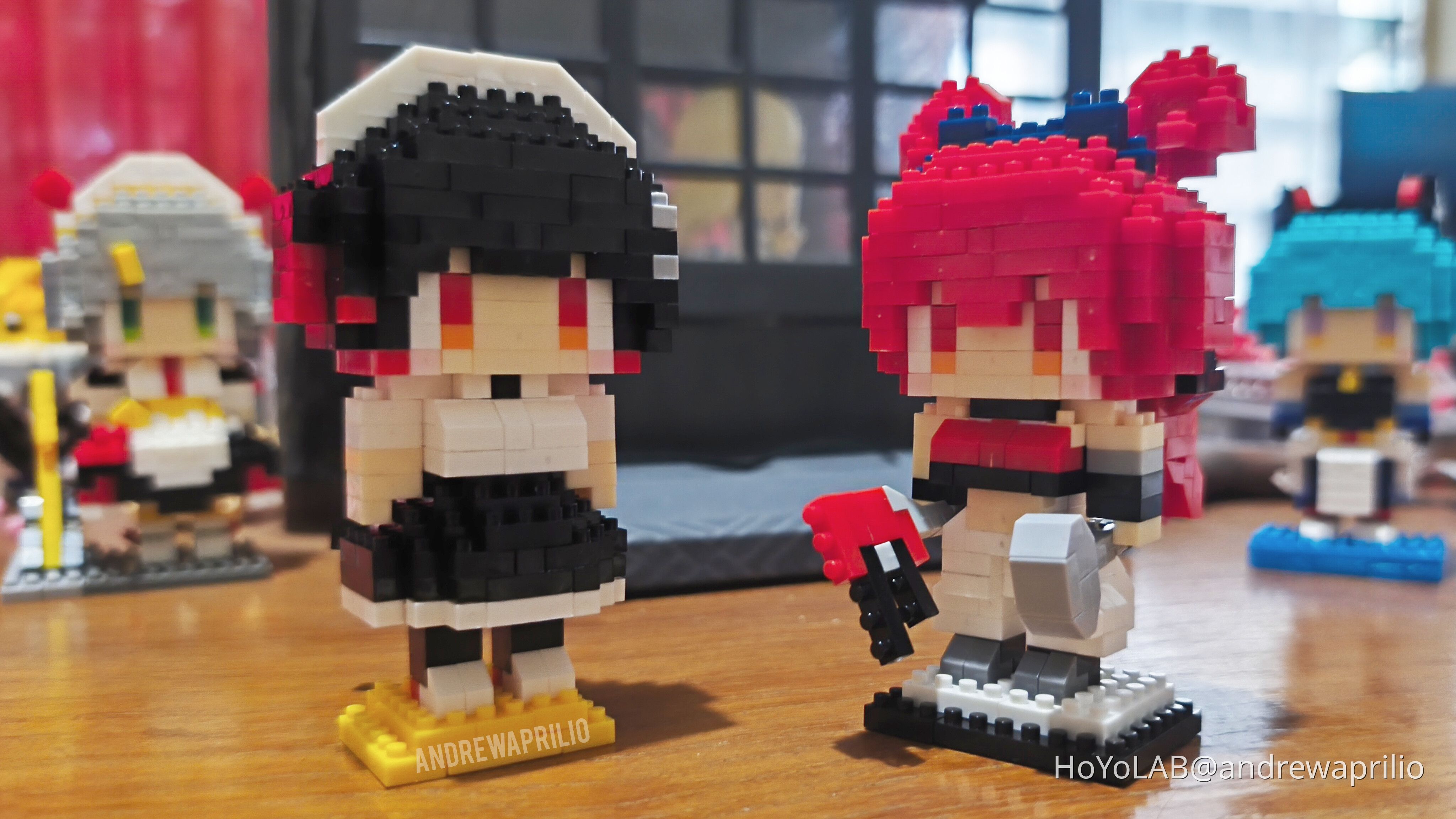 making zzz custom nanoblocks~ Ellen and Koleda Zenless Zone Zero | HoYoLAB