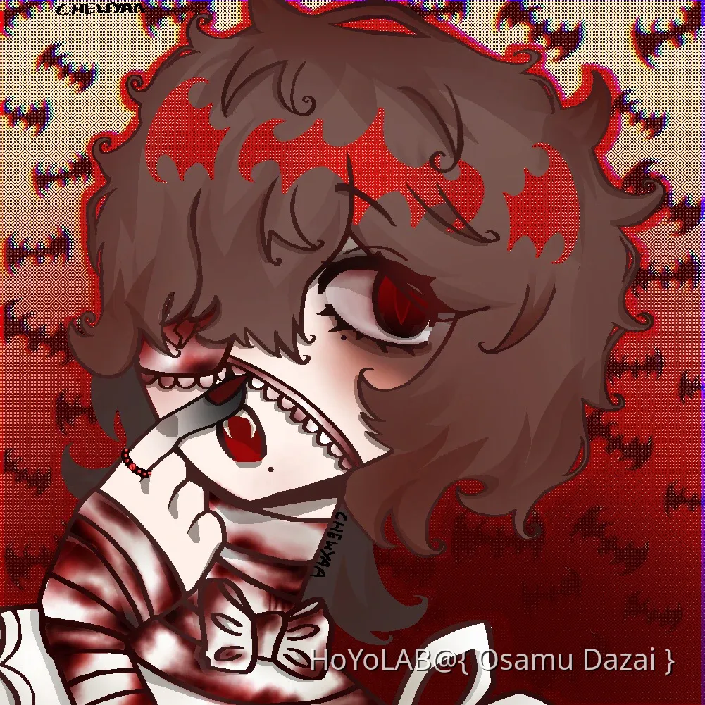 erm… uh… vampire dazai au ig… | HoYoLAB
