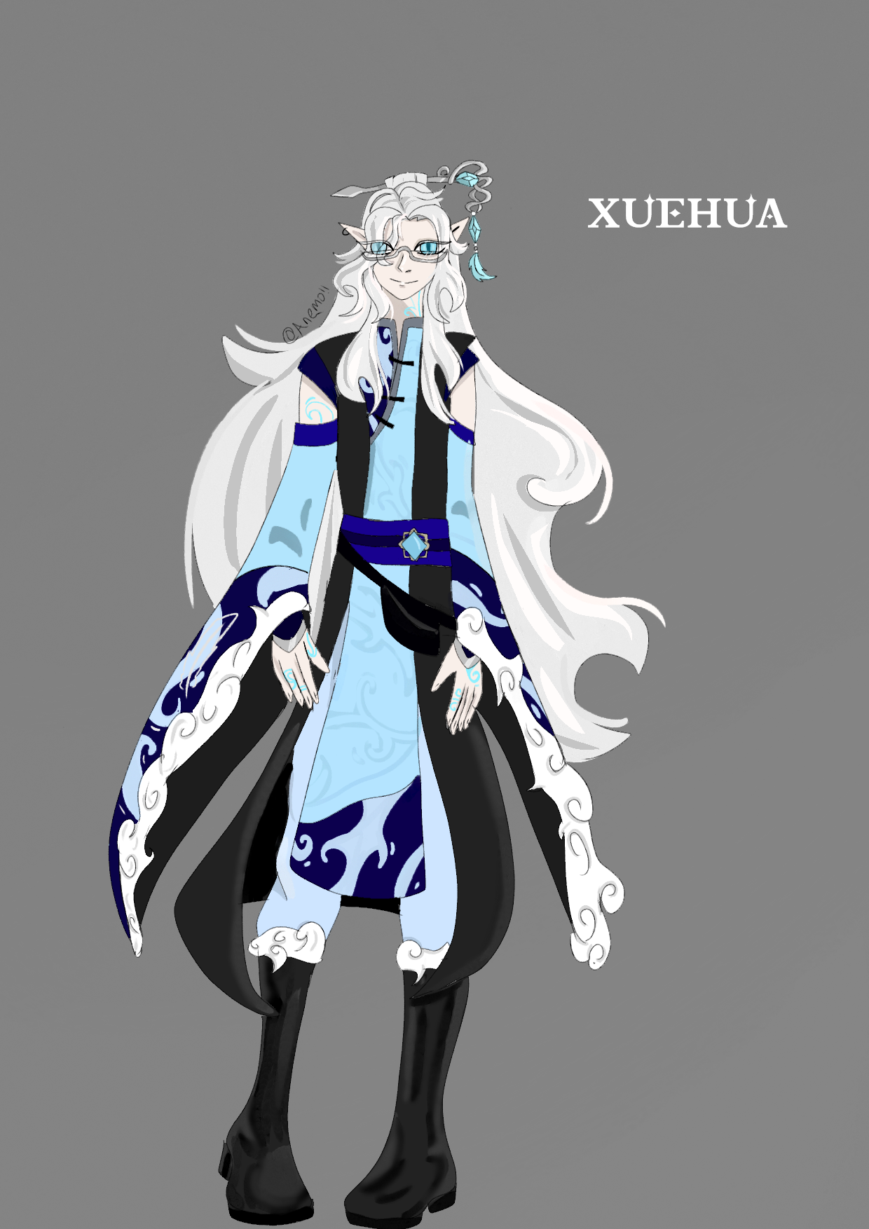 I finally redesigned Xuehua- Genshin Impact | HoYoLAB