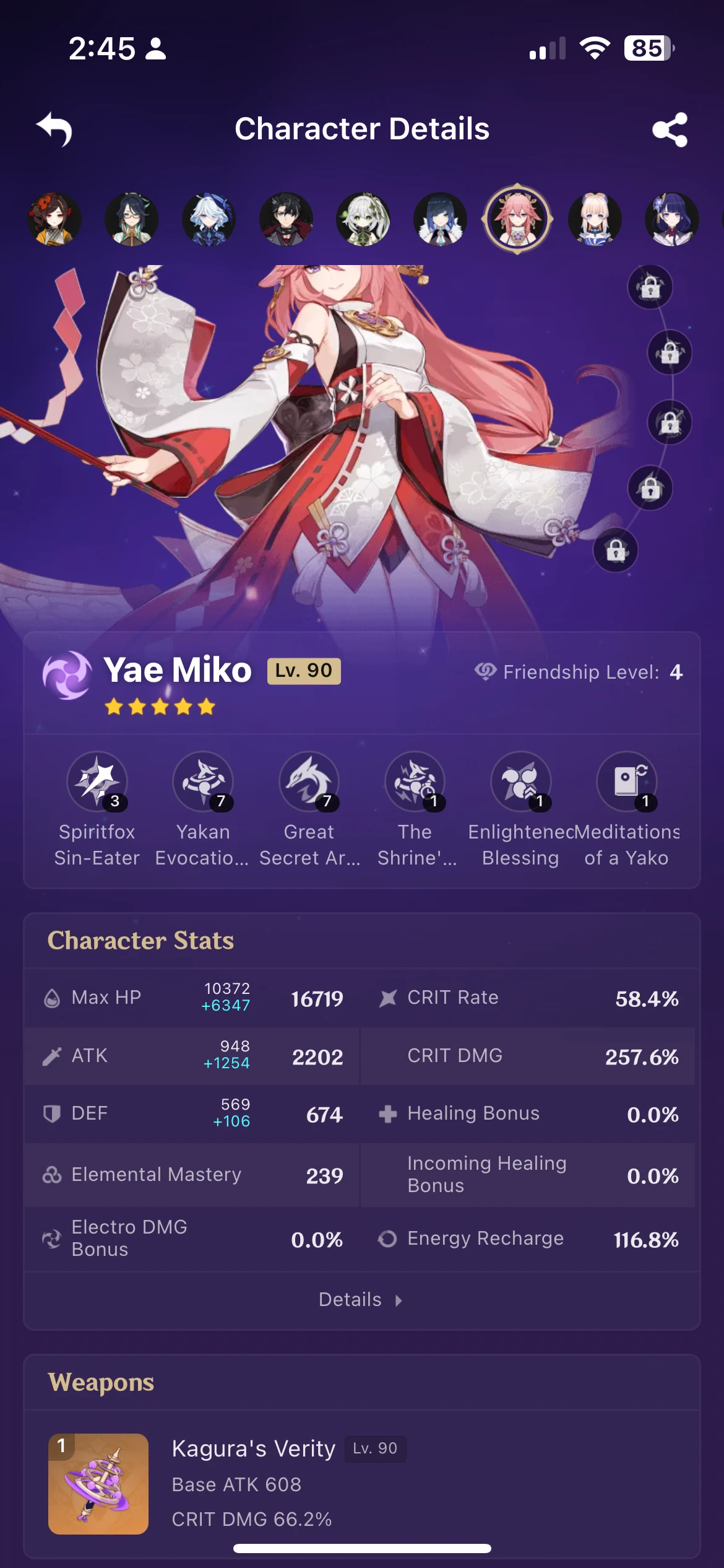 yae miko build 🌸⚡️ Genshin Impact | HoYoLAB