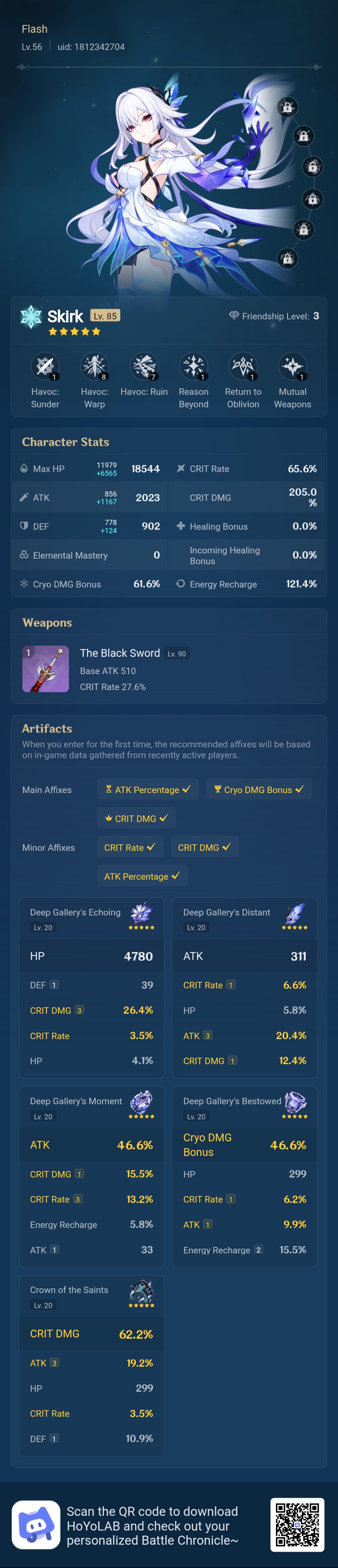 is my skirk build passable? Genshin Impact | HoYoLAB