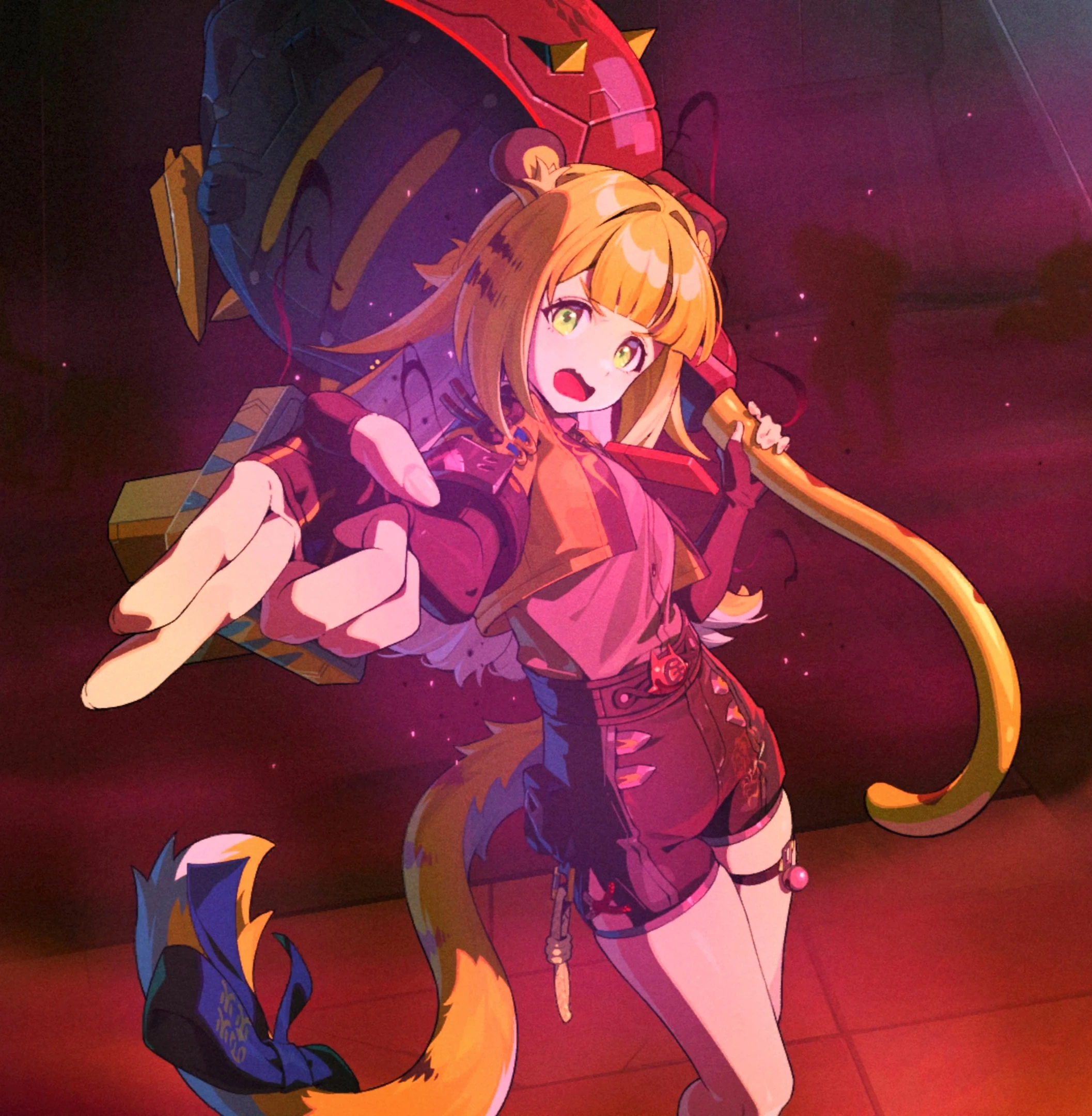 Ju FuFu Pointed at the camera like a JoJo Character… With Darkness Behind Her 😎💫 Zenless Zone ...