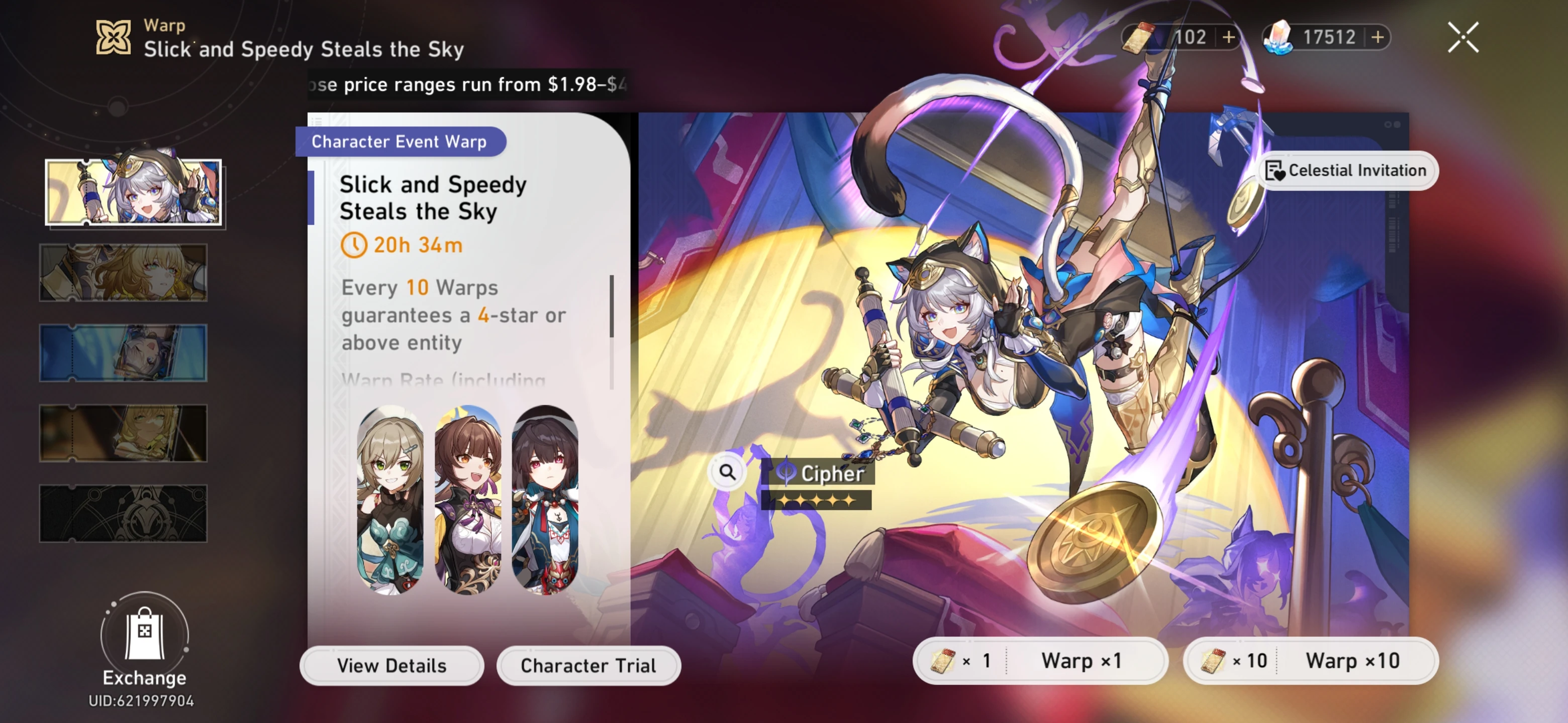 odds of getting Phainon, tribbie and Sunday? Honkai: Star Rail | HoYoLAB