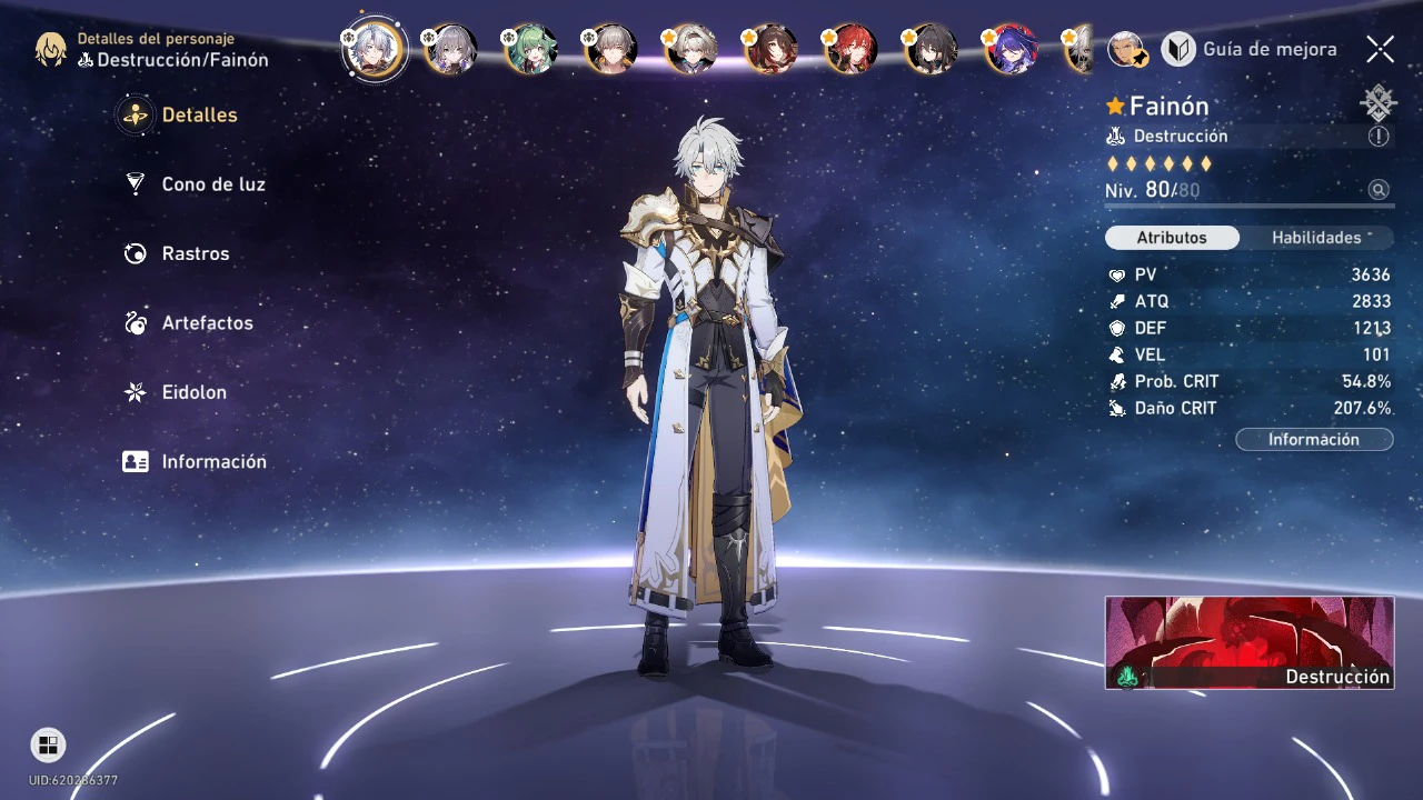 Primera build de fainon Honkai: Star Rail | HoYoLAB