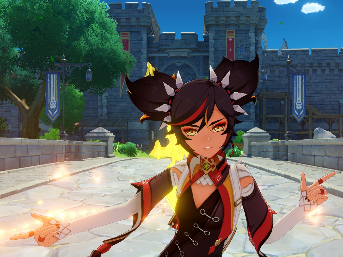 it took me over a year to do Xinyan's redo 😬 Genshin Impact | HoYoLAB