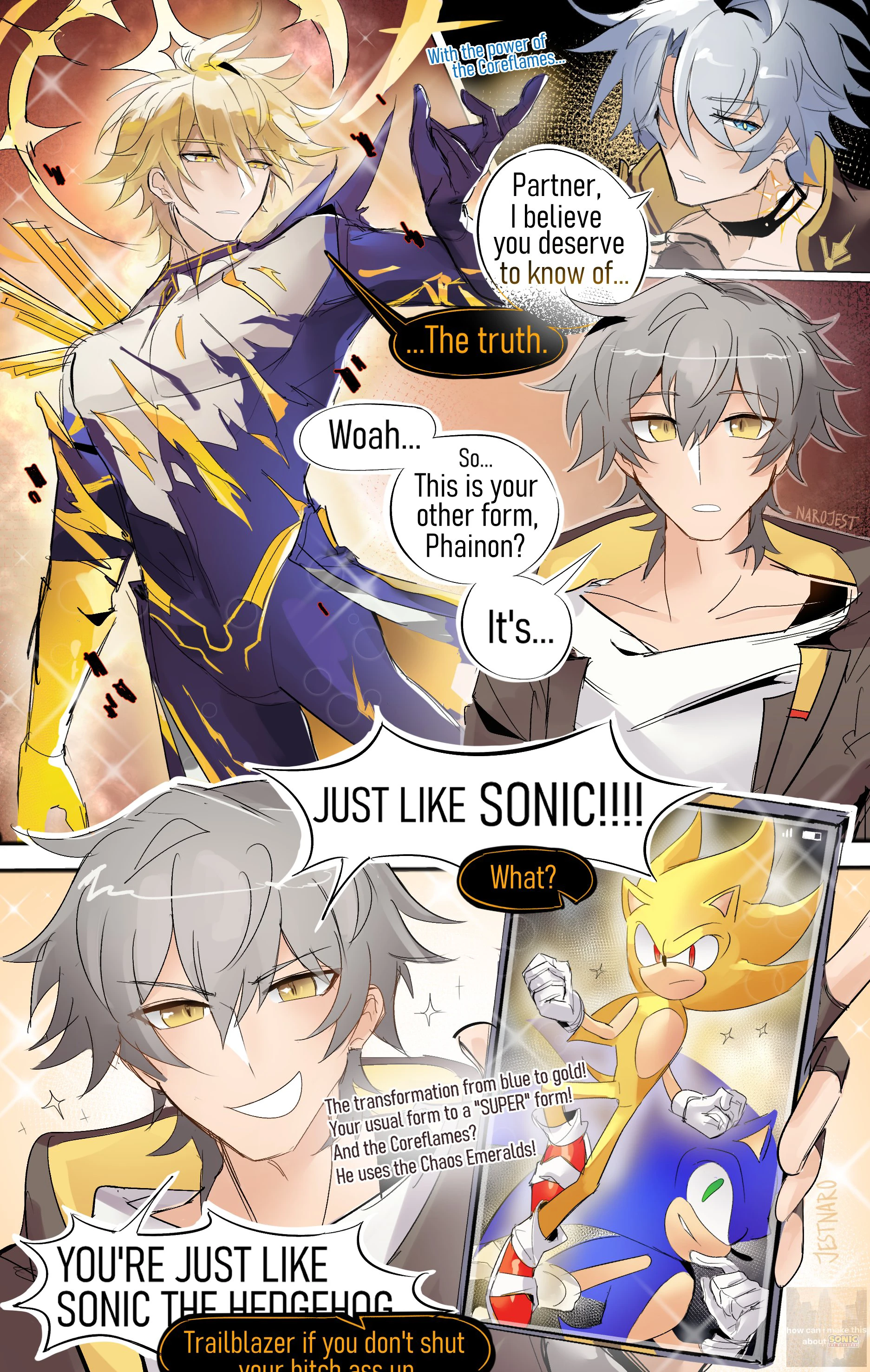 Trailblazer thoughts on Phainon’s Super form Honkai: Star Rail | HoYoLAB