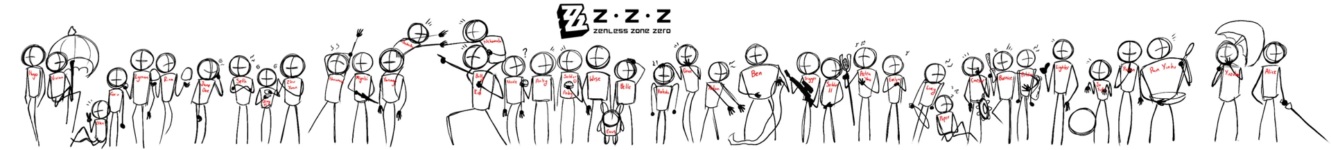 Who should I draw first for my big ZZZ art project? Zenless Zone Zero ...