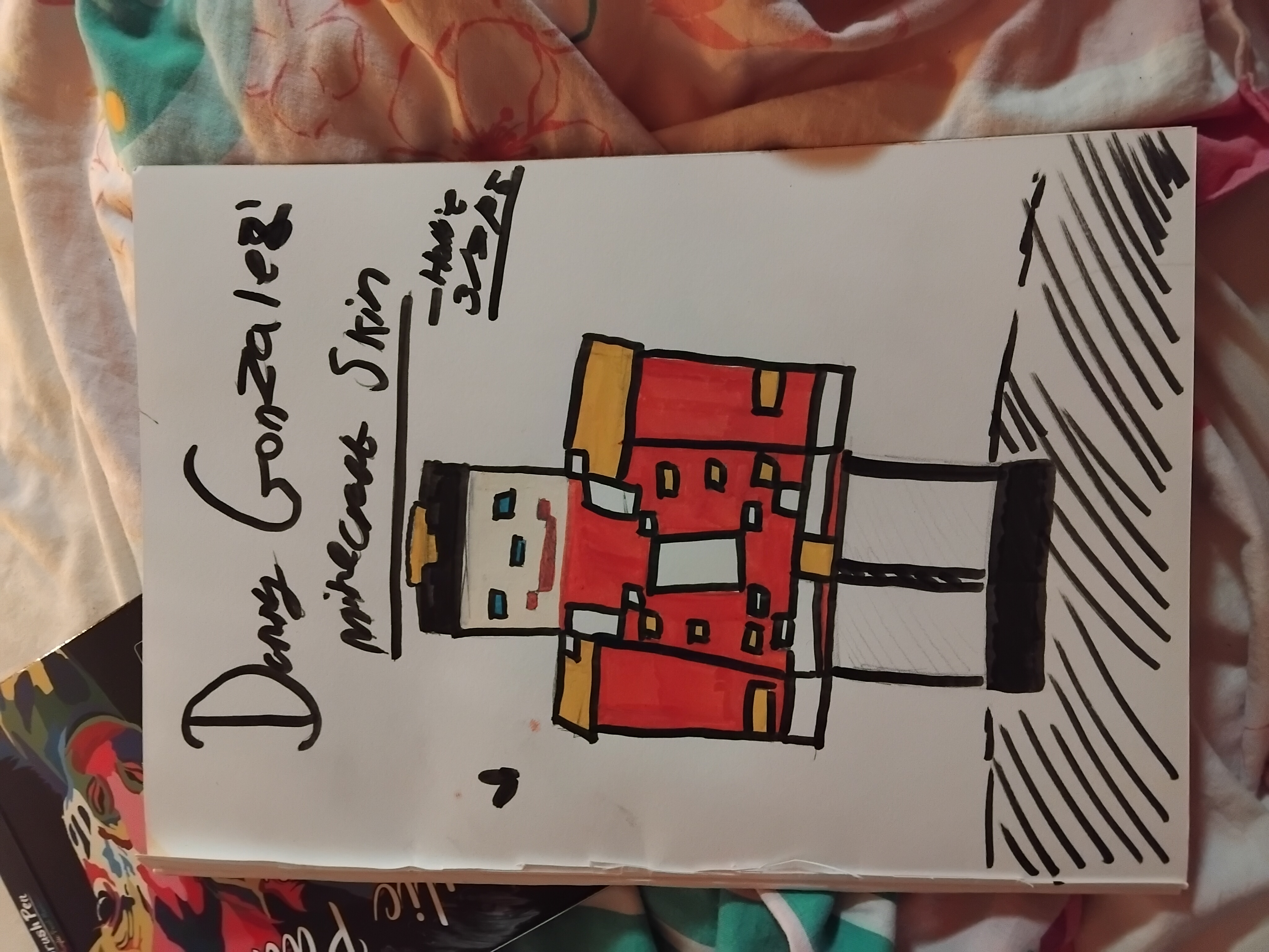 I drew Danny Gonzalez' Minecraft skin 🔥 | HoYoLAB