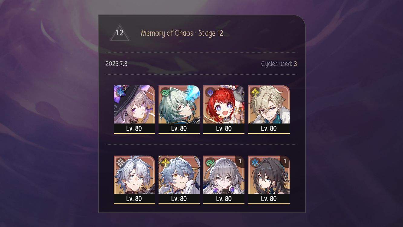 Therta + 0 cycle E0S1 Phainon Honkai: Star Rail | HoYoLAB