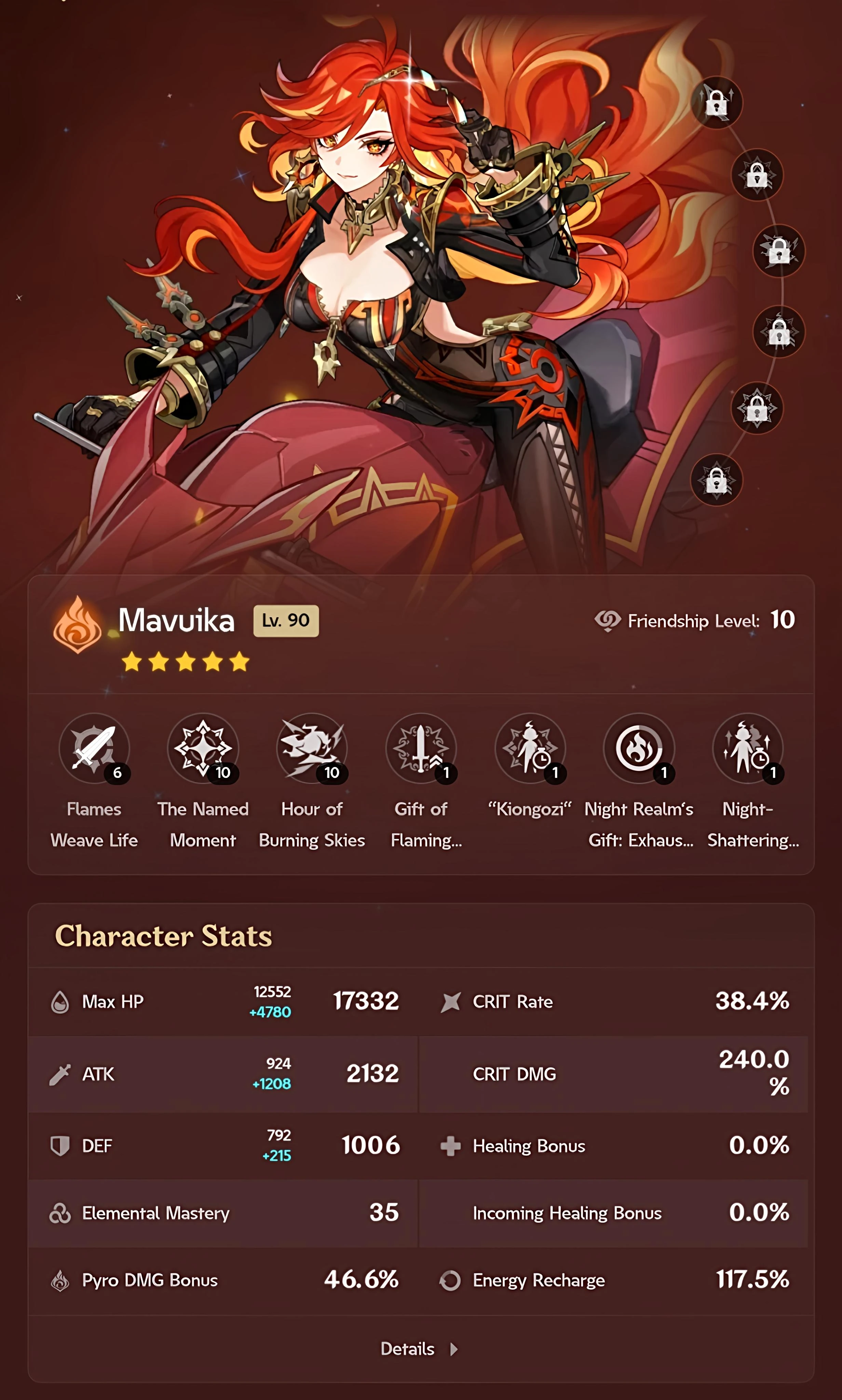 MAVUIKA BUILD Genshin Impact | HoYoLAB