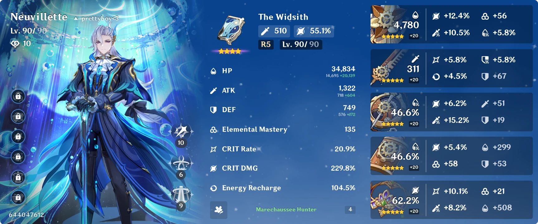 My Neuvillette Team! Genshin Impact | HoYoLAB