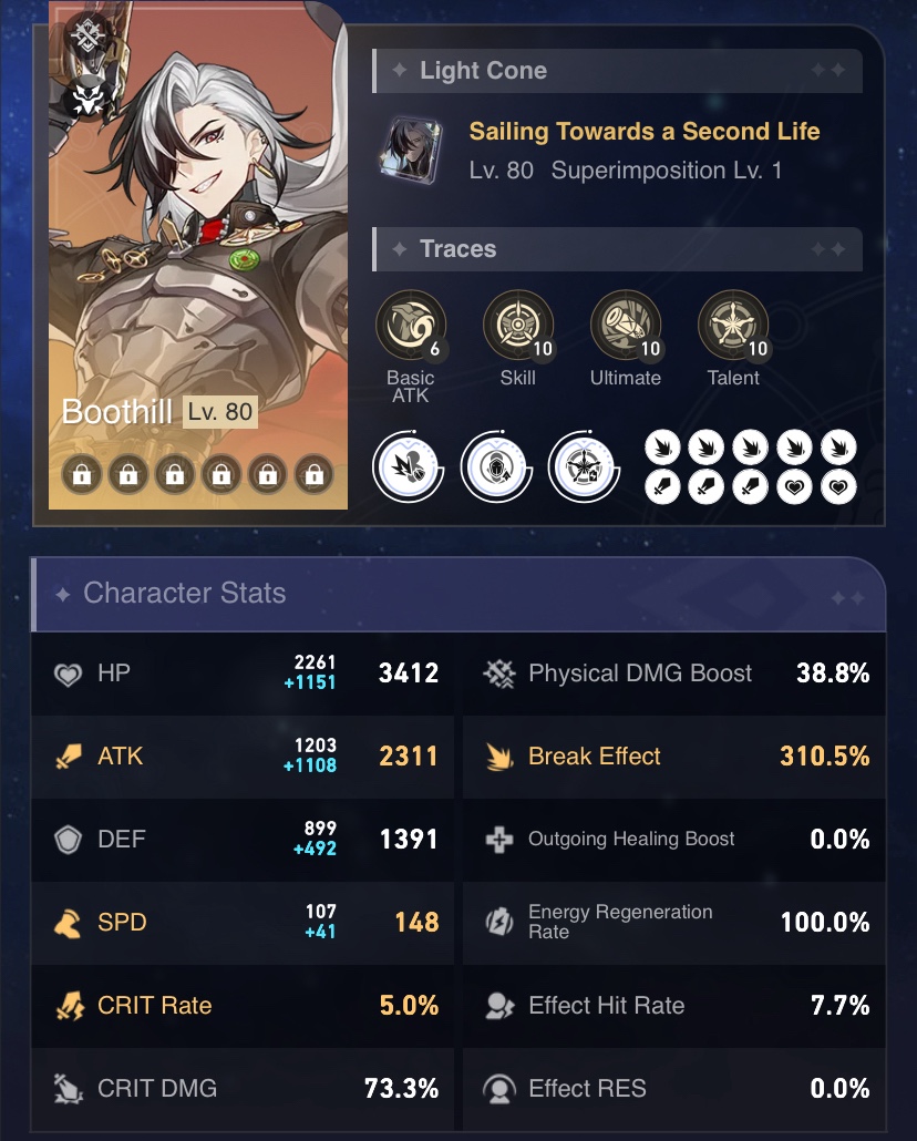 My boothill build!! Honkai: Star Rail | HoYoLAB