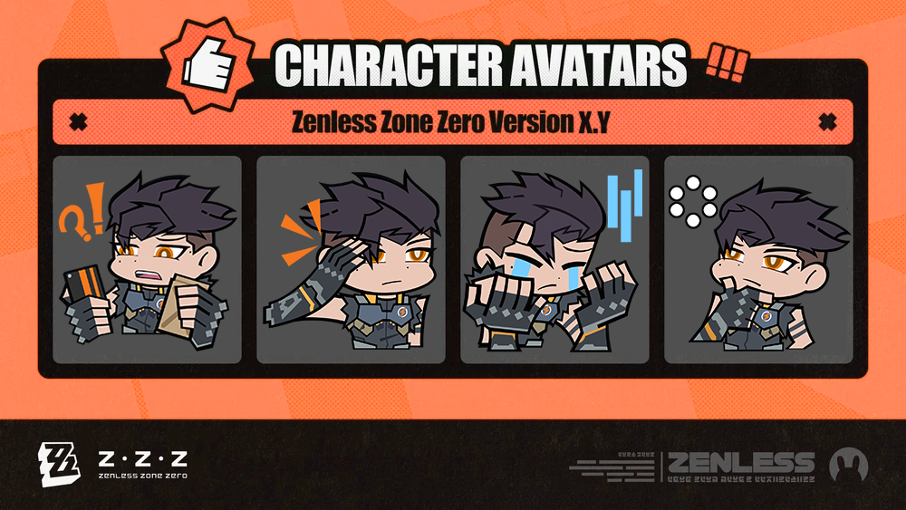 ZZZ OC - Character Avatar/Sticker Pack, by Silequin! Zenless Zone Zero ...