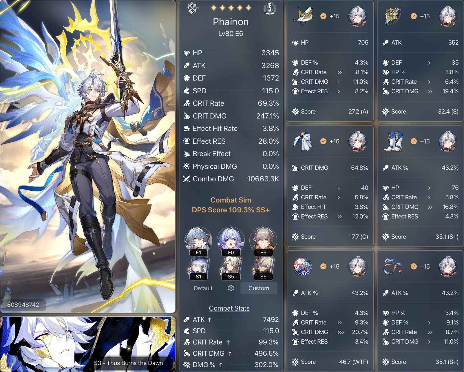 My First And Only E6 Character In A Hoyoverse Game Honkai: Star Rail ...