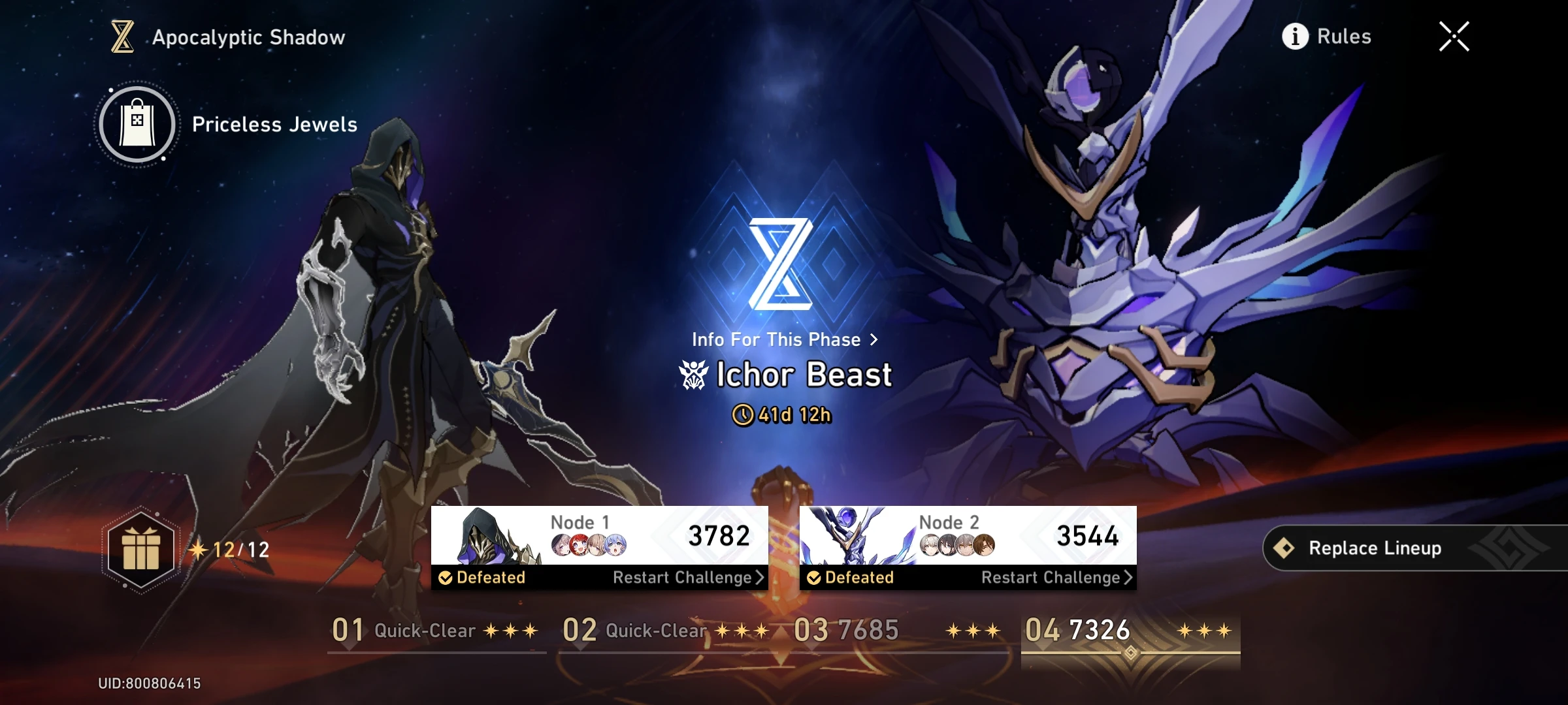 this time Apocalyptic Shadow rather easy. V3.4 Honkai: Star Rail | HoYoLAB